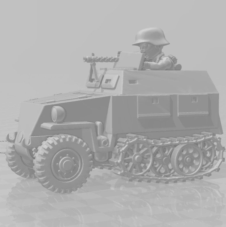 ToonKrieg Sdkfz 250 by 18Charlie - Wargaming3D