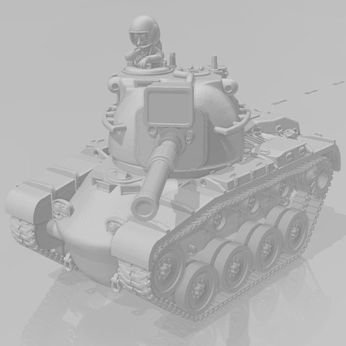 ToonKrieg M48 Patton by 18Charlie - Wargaming3D