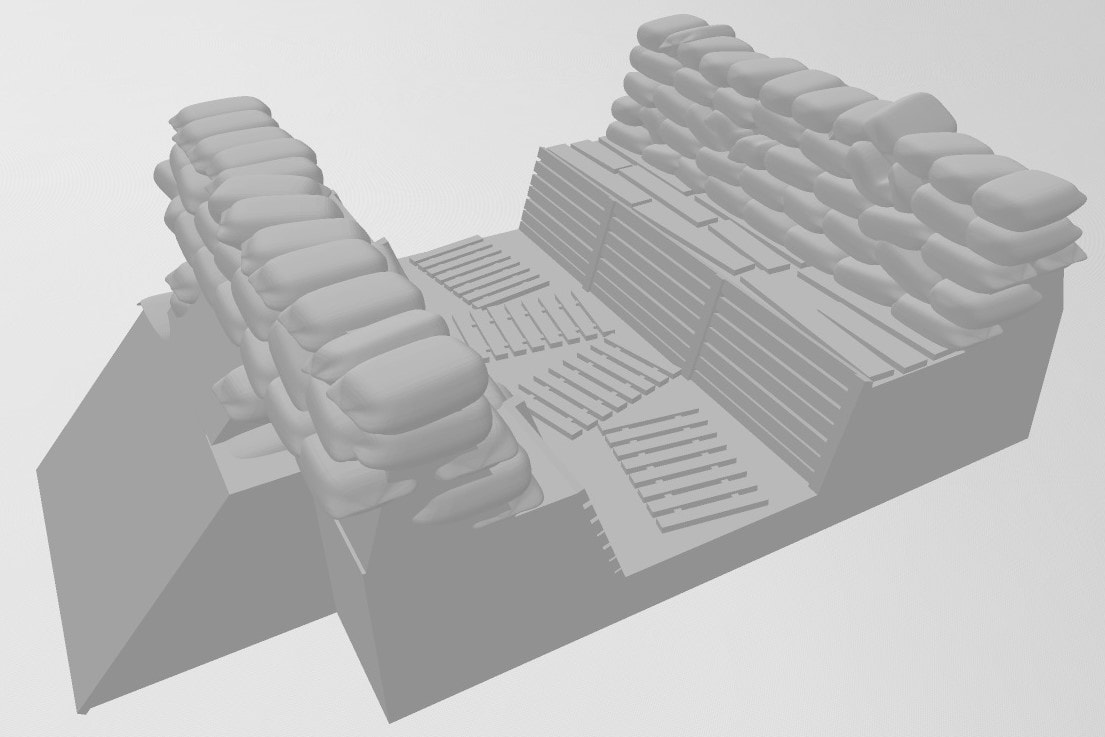 Great War Straight Trench with Dugout by 18Charlie - MiniHoarder