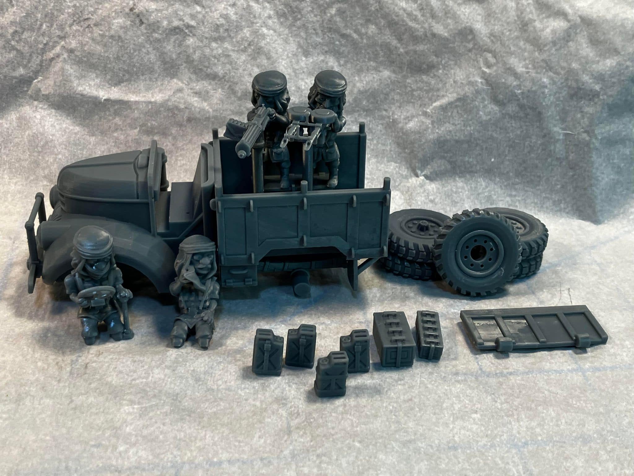 ToonKrieg LRDG Chevy 1533X2 by 18Charlie - Wargaming3D