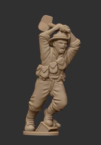 British/Commonwealth Sapper by Scoutsout1914 - Wargaming3D