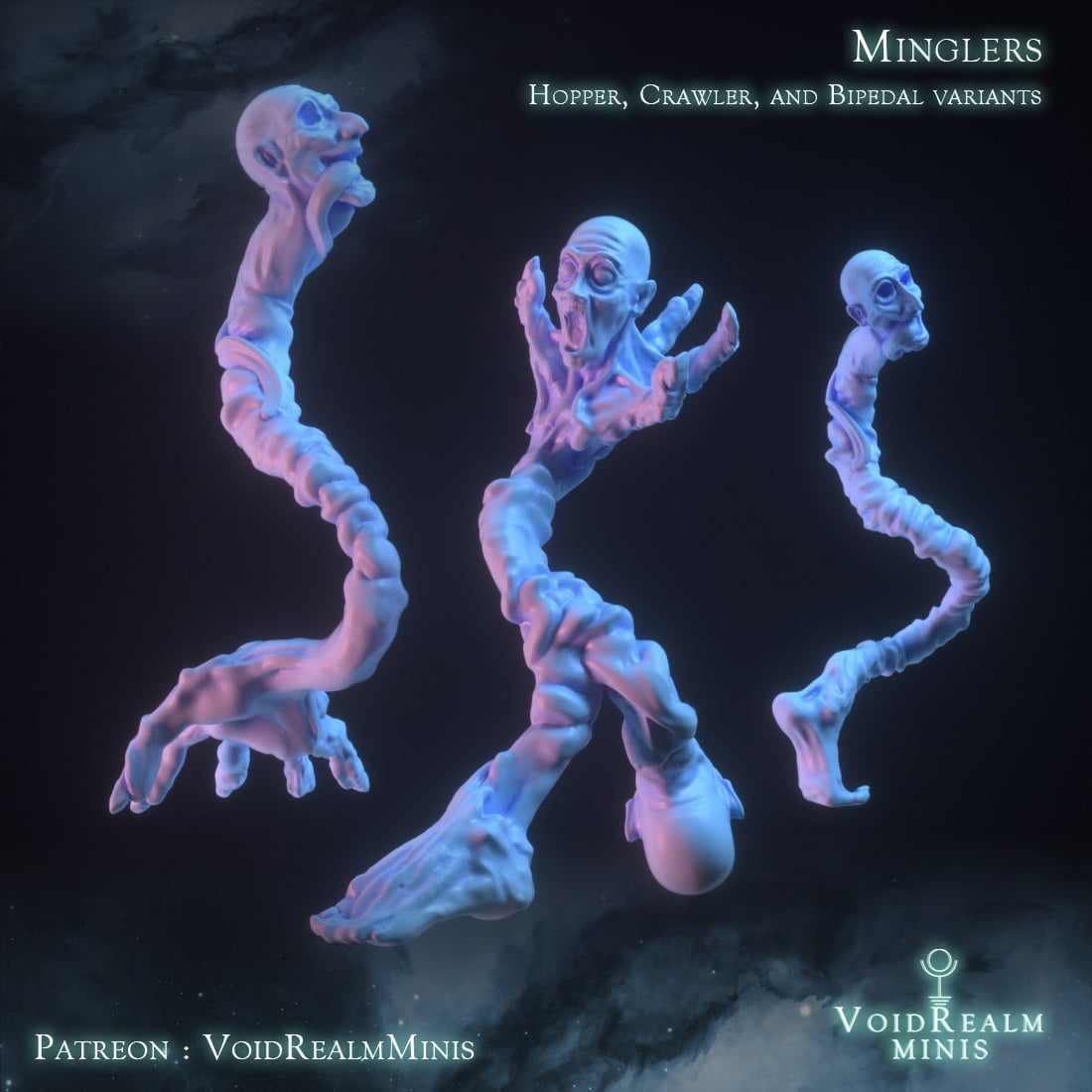 Minglers (Trio) by VoidRealm Minis - MiniHoarder
