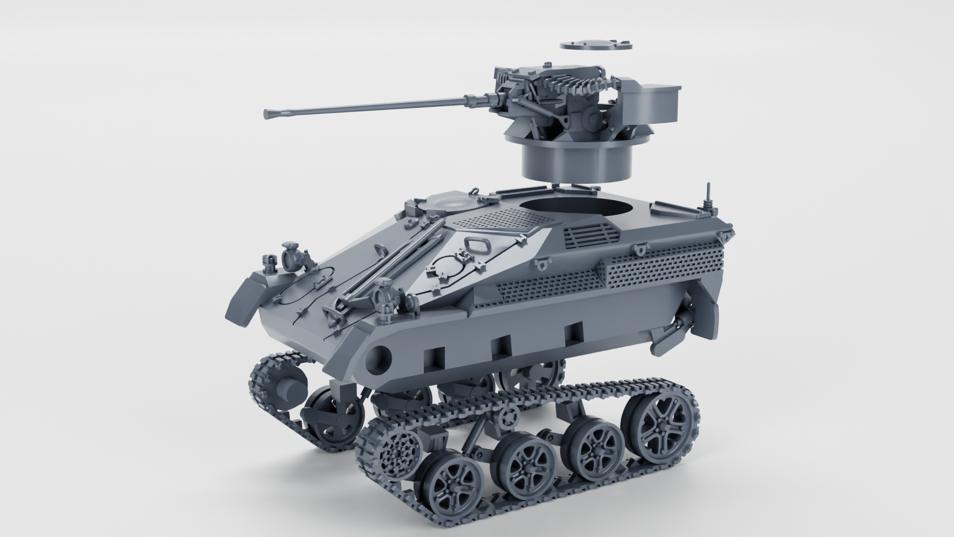 Wiesel-1 Mk.20 (Germany, Cold war) (scale 1:56 and 1:100) by Wargame3D ...