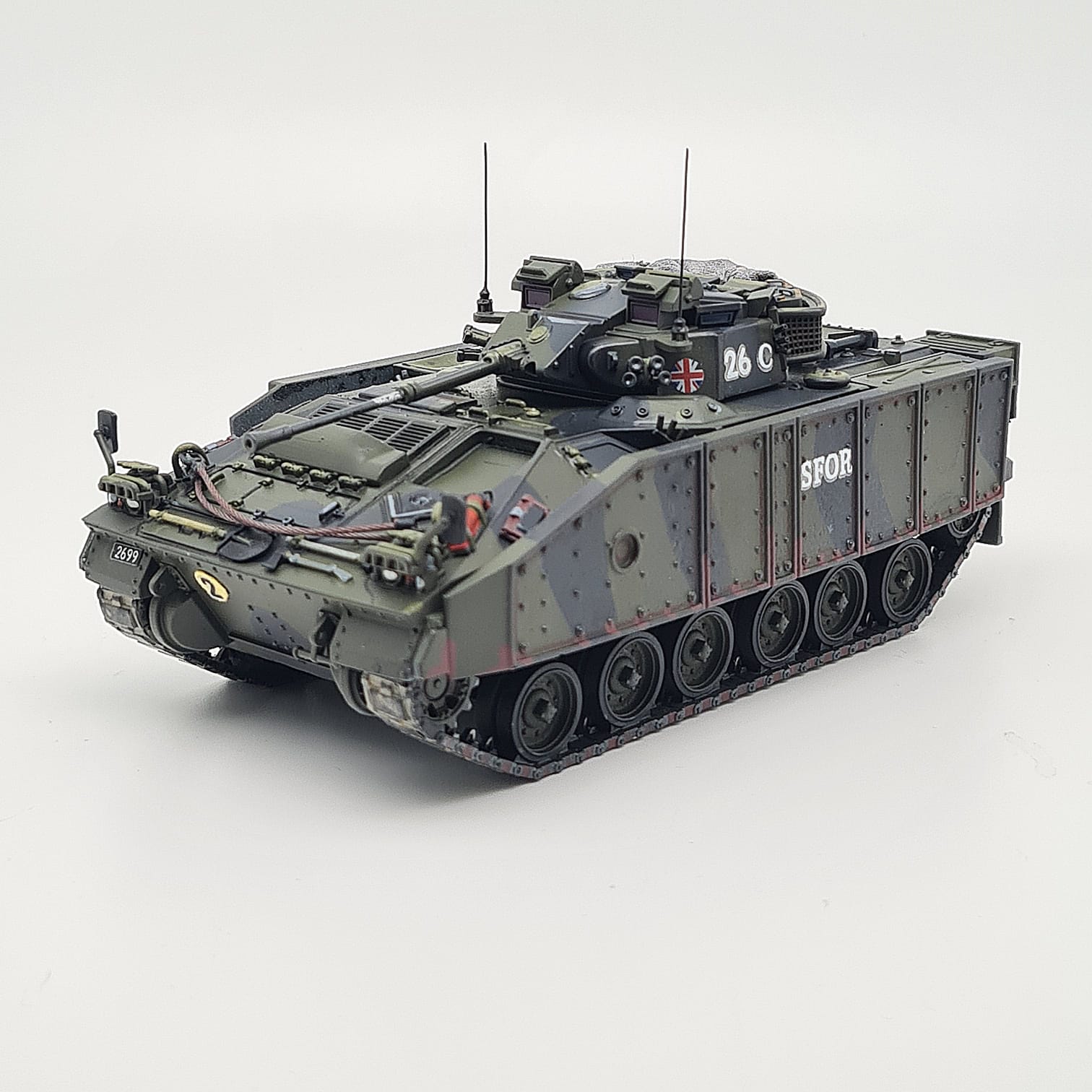 Warrior FV-510 IFV (UK, Cold war) (1:56 and 1:100 scale) by Wargame3D ...