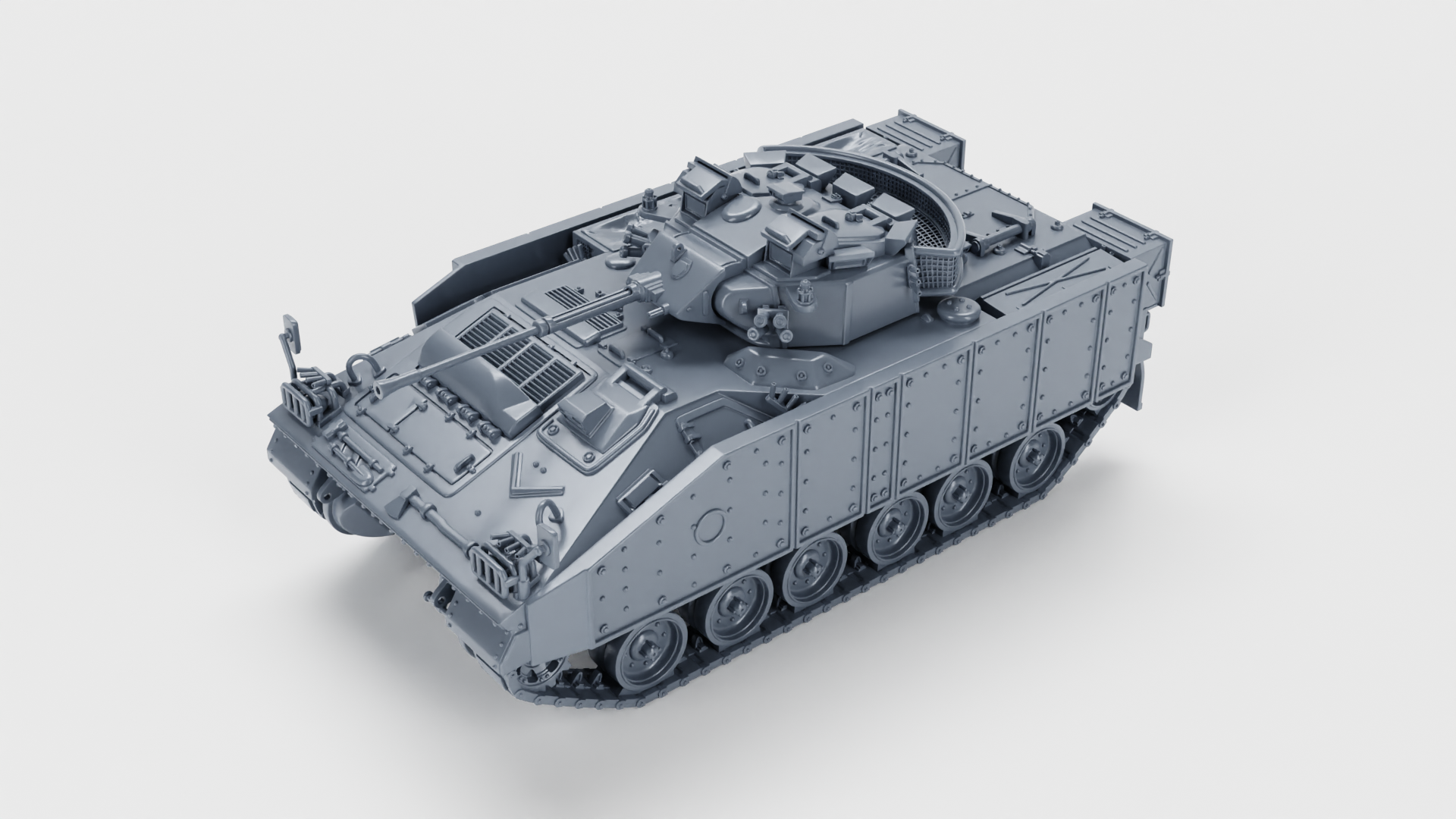 Warrior FV-510 IFV (UK, Cold war) (1:56 and 1:100 scale) by Wargame3D ...