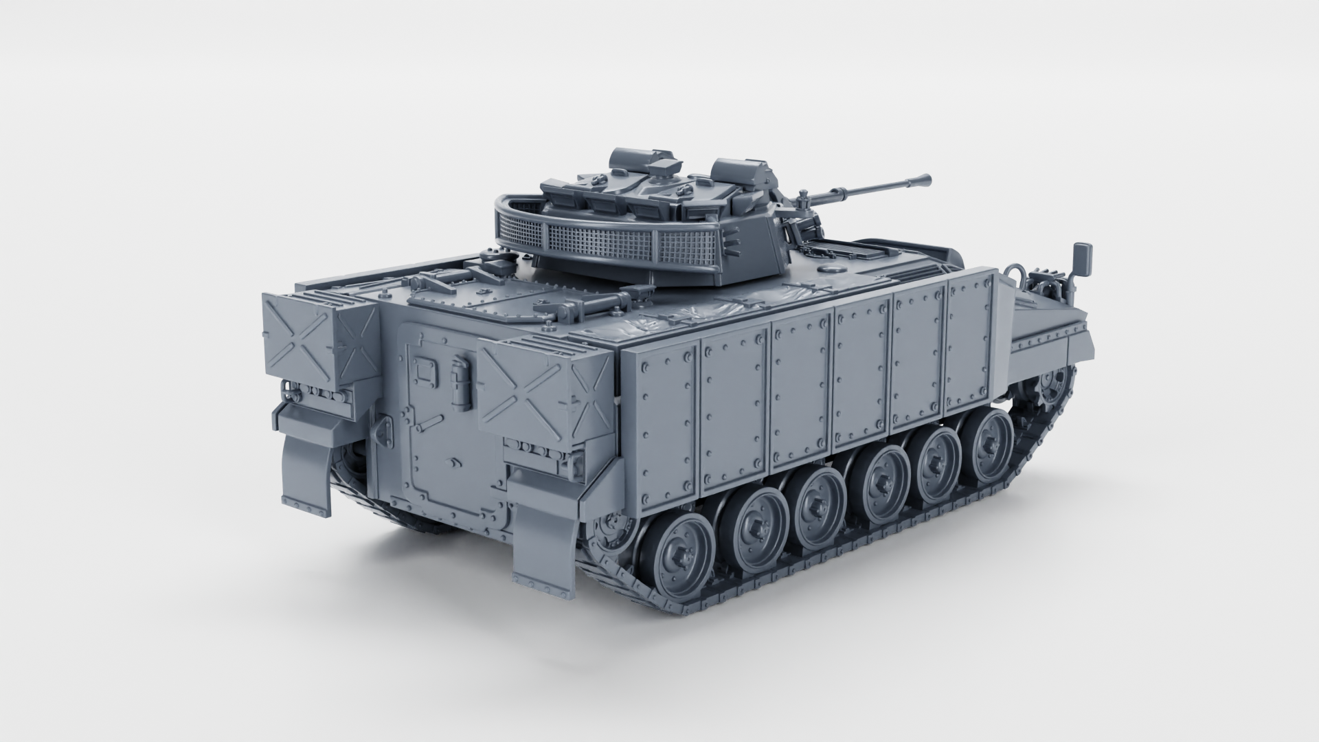 Warrior FV-510 IFV (UK, Cold war) (1:56 and 1:100 scale) by Wargame3D ...