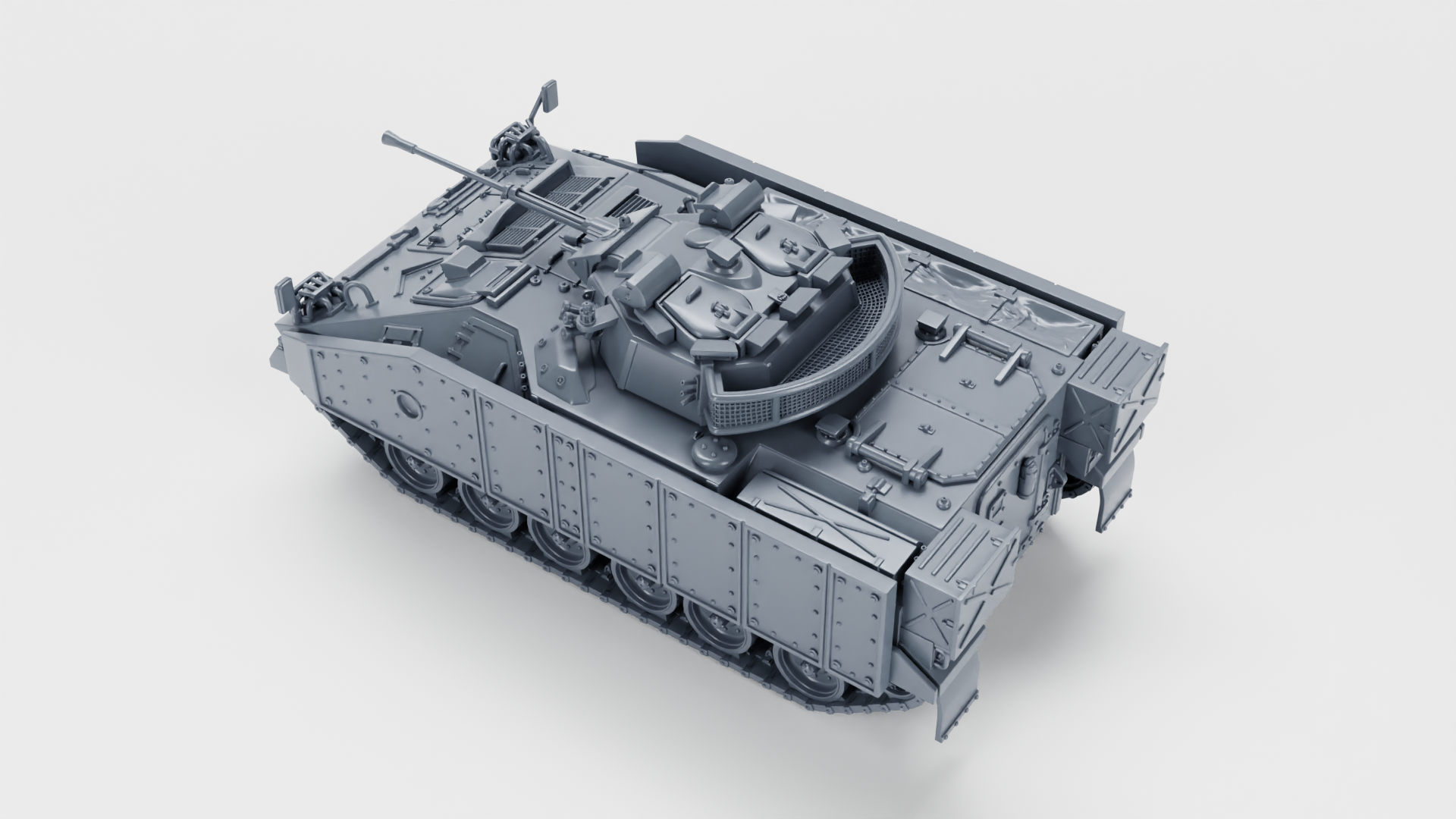 Warrior FV-510 IFV (UK, Cold war) (1:56 and 1:100 scale) by Wargame3D ...