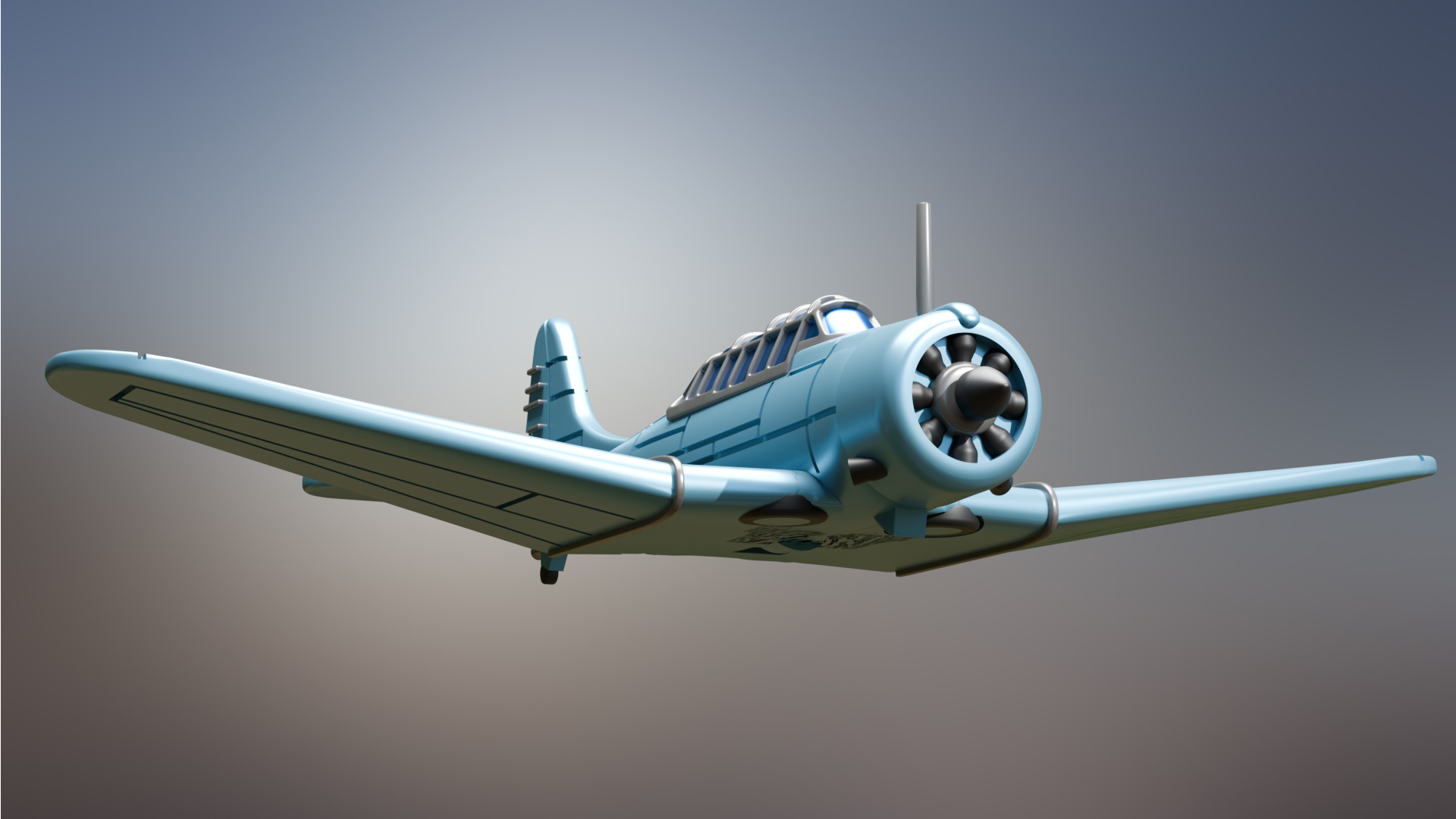 Douglas SBD Dauntless (US, WW2) by Wargame3D - Wargaming3D