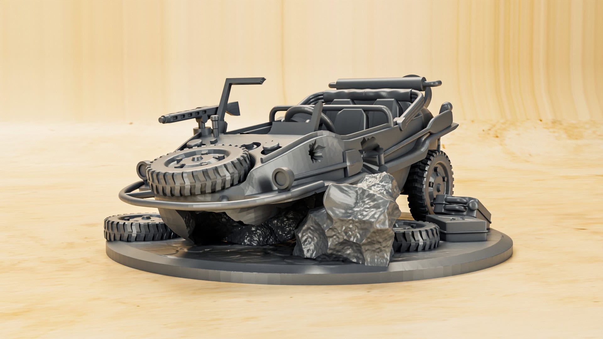 VW Schwimmwagen (damaged+not damaged) - Objective marker#44 for Bolt ...
