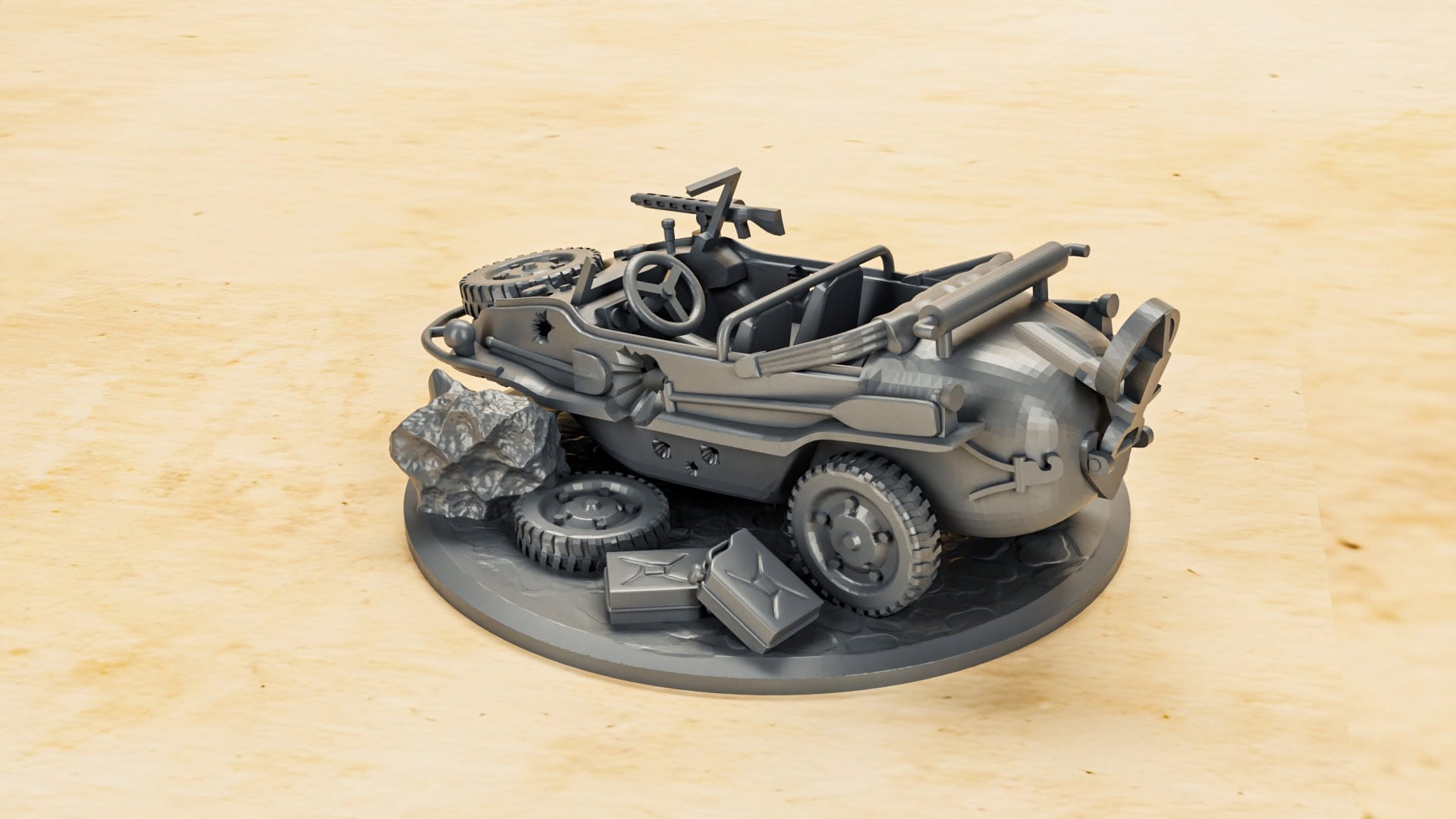 VW Schwimmwagen (damaged+not damaged) - Objective marker#44 for Bolt ...