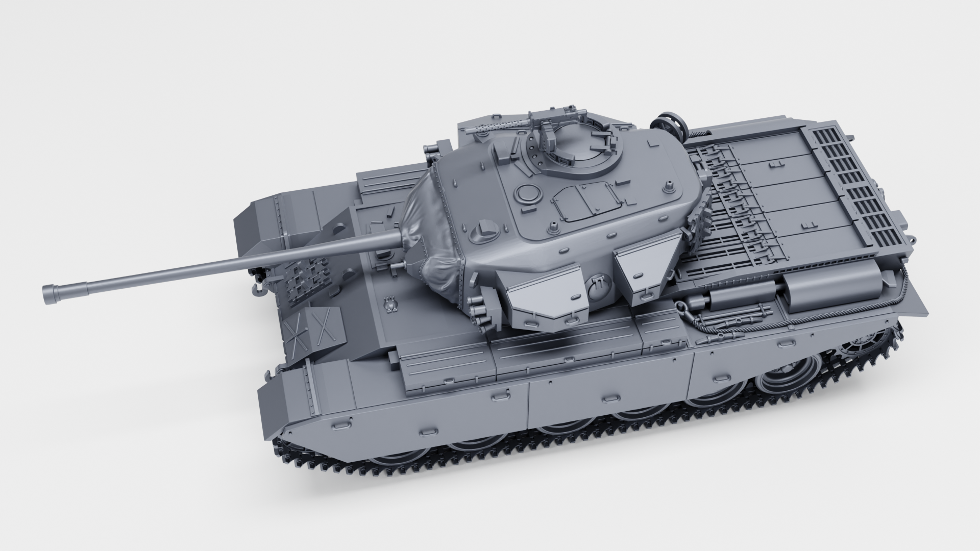 Centurion tank Mk.V (UK, post-WW2) by Wargame3D - Wargaming3D