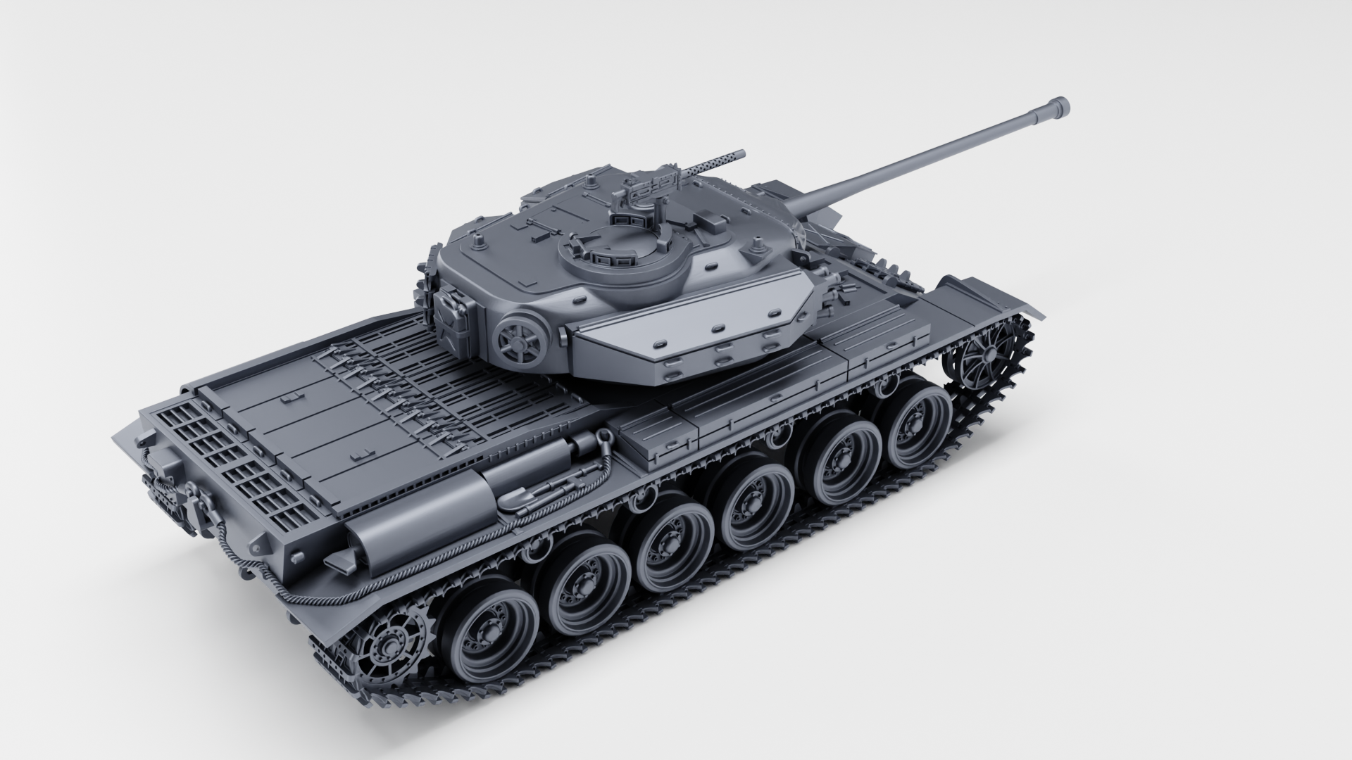 Centurion tank Mk.V (UK, post-WW2) by Wargame3D - Wargaming3D