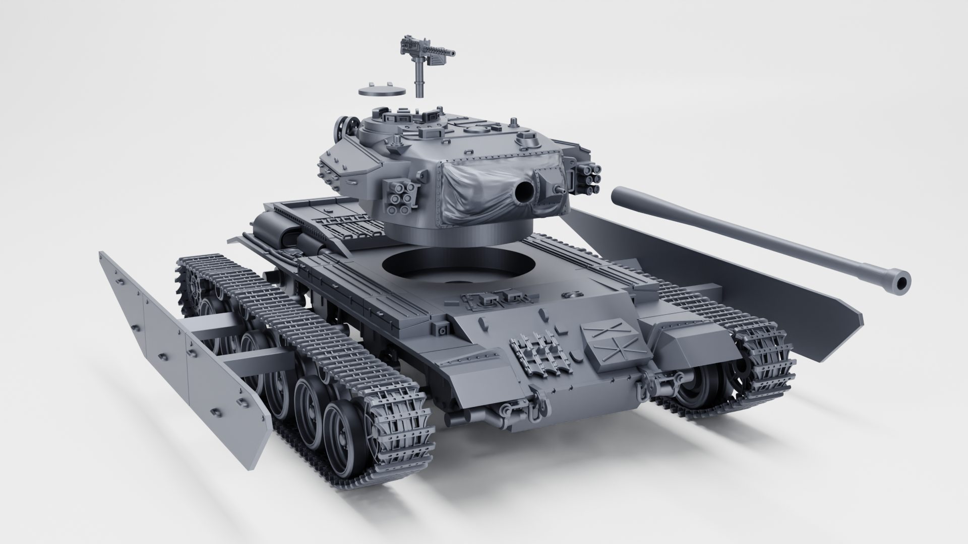 Centurion tank Mk.V (UK, post-WW2) by Wargame3D - Wargaming3D