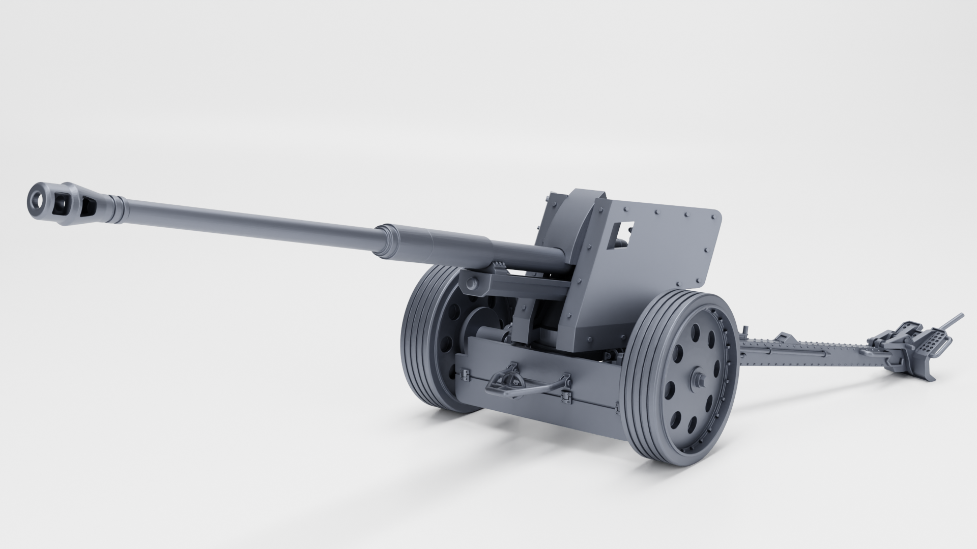 Pak 43/41 - 8.8cm (Pak43 Scheuntor) (Germany, WW2) by Wargame3D ...