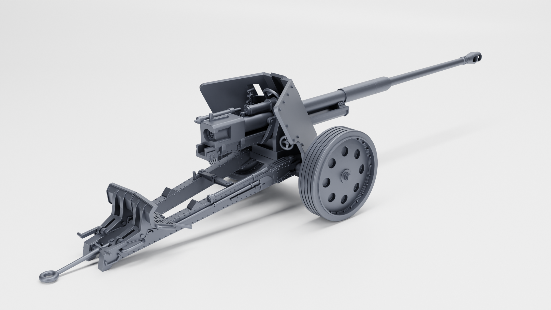 Pak 43/41 - 8.8cm (Pak43 Scheuntor) (Germany, WW2) by Wargame3D ...