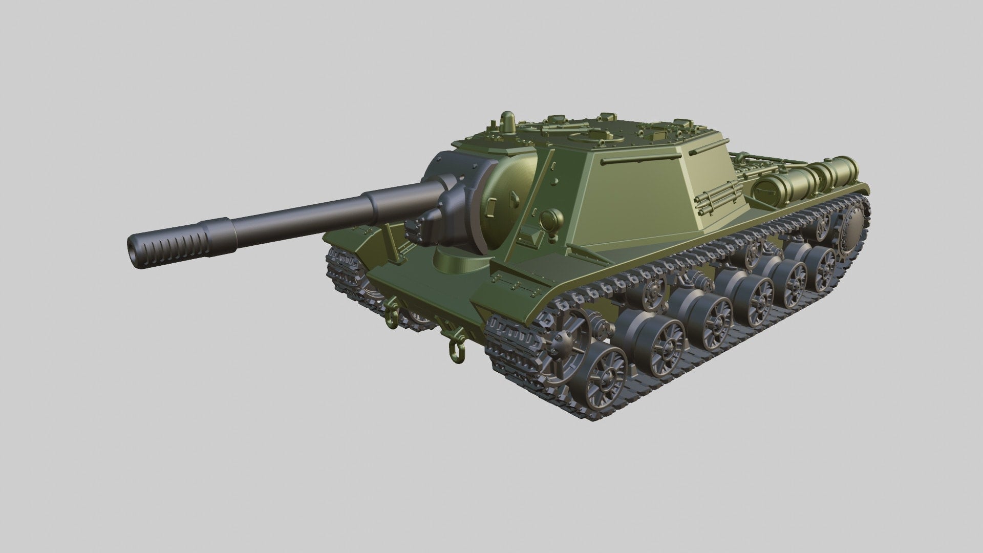 SU-152 Heavy SPG (USSR, WW2) by Wargame3D - Wargaming3D