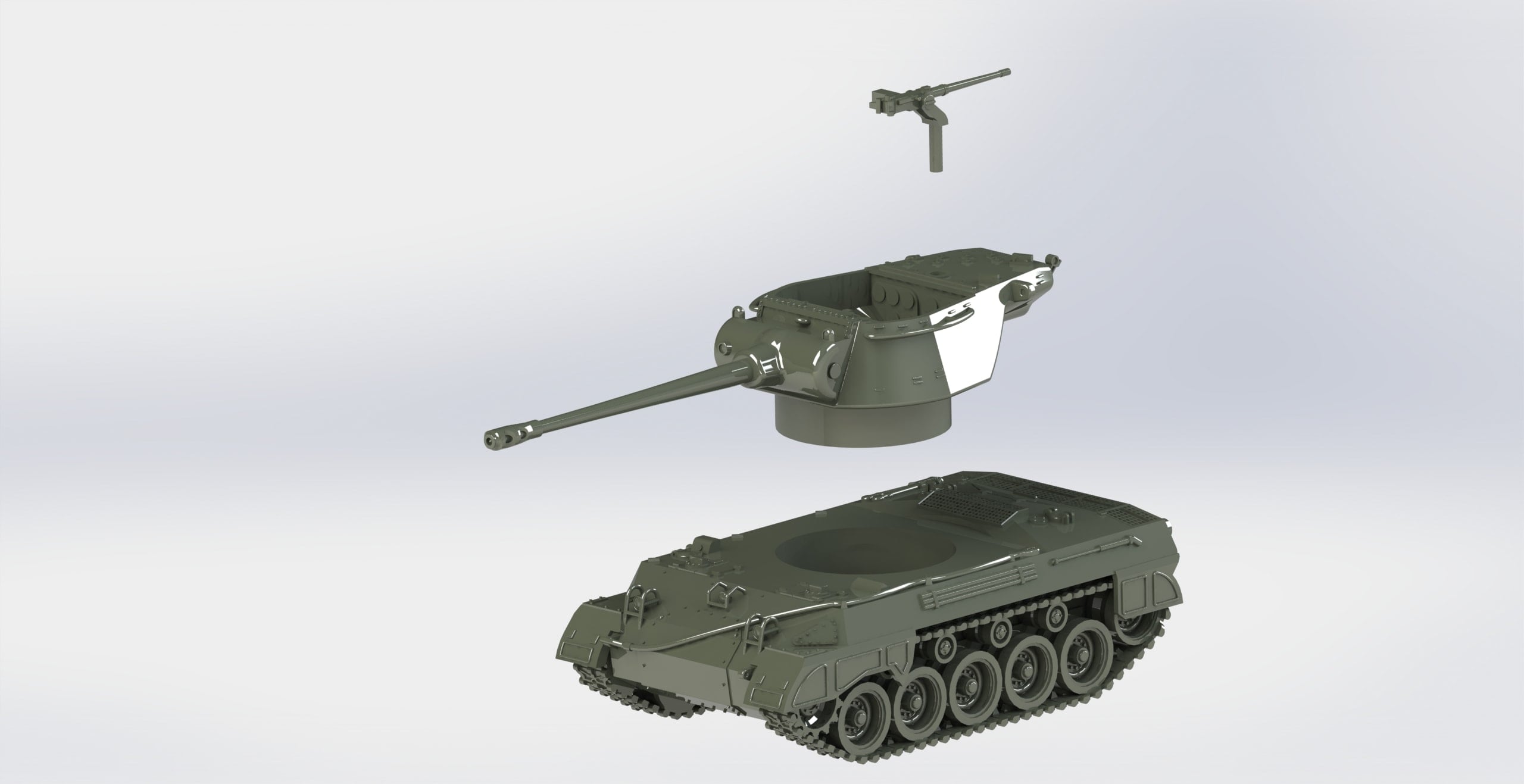 M18 90mm GMC - Super Hellcat (US, WW2+Korean war) by Wargame3D ...