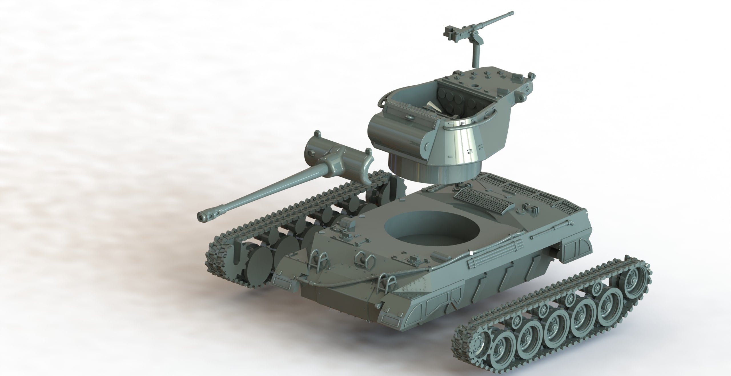 M18 90mm GMC - Super Hellcat (US, WW2+Korean war) by Wargame3D ...