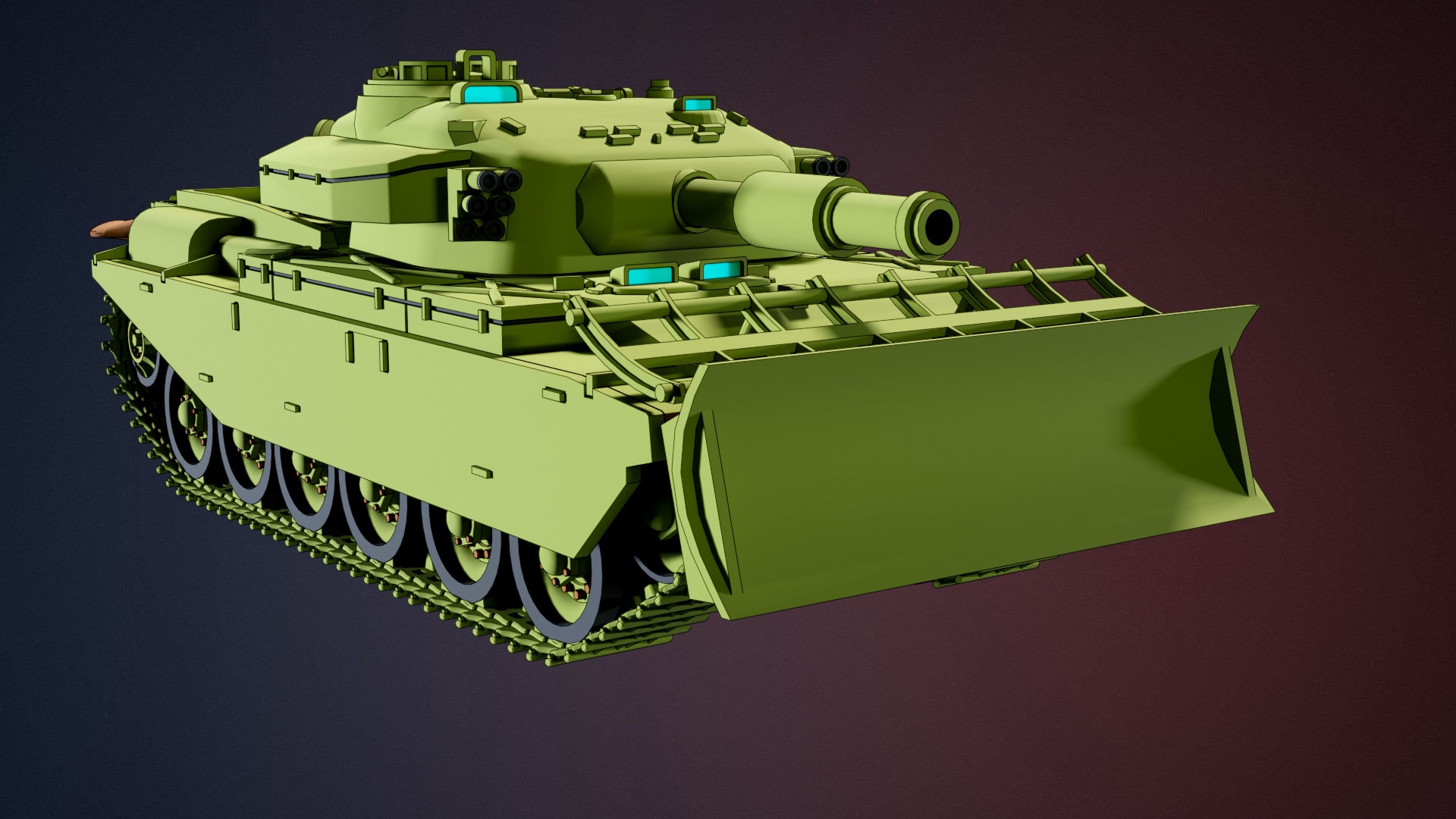 FV 4003 Centurion Mk.5 AVRE 165 (UK, 1963 year) by Wargame3D - Wargaming3D