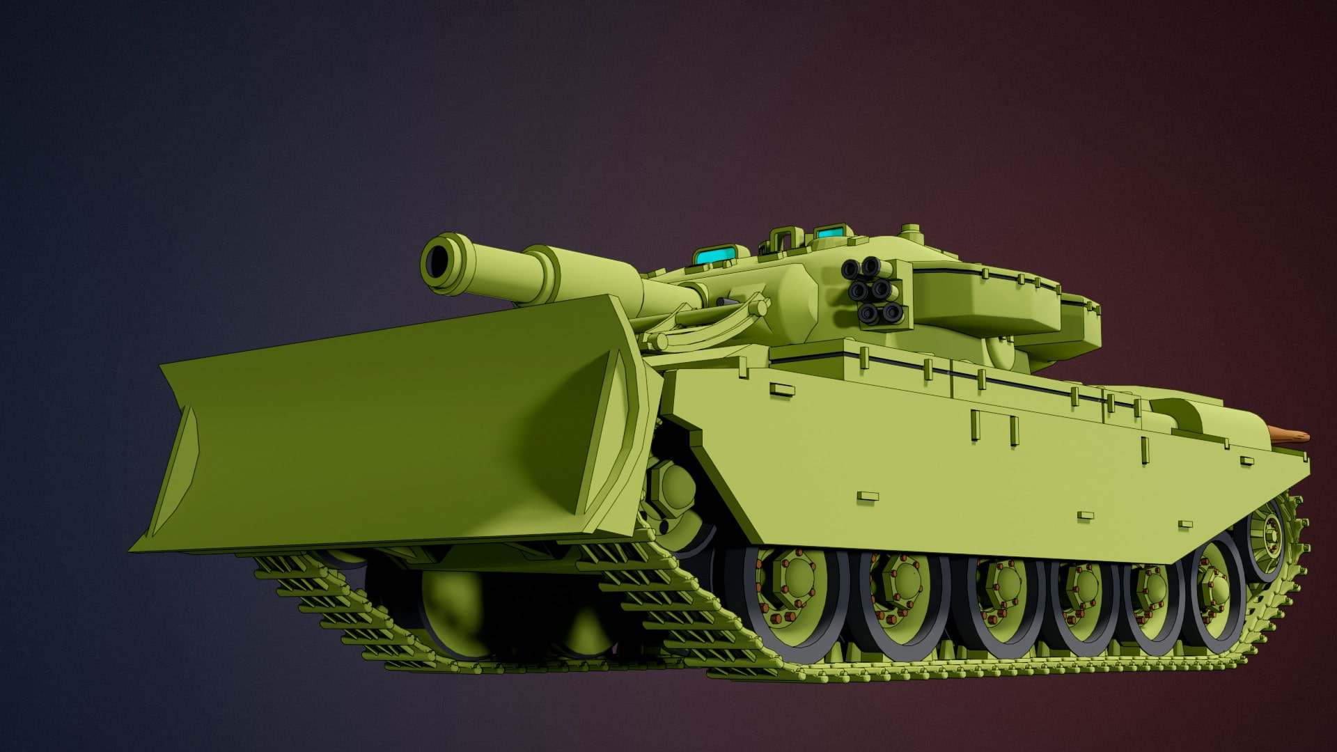 FV 4003 Centurion Mk.5 AVRE 165 (UK, 1963 year) by Wargame3D - Wargaming3D