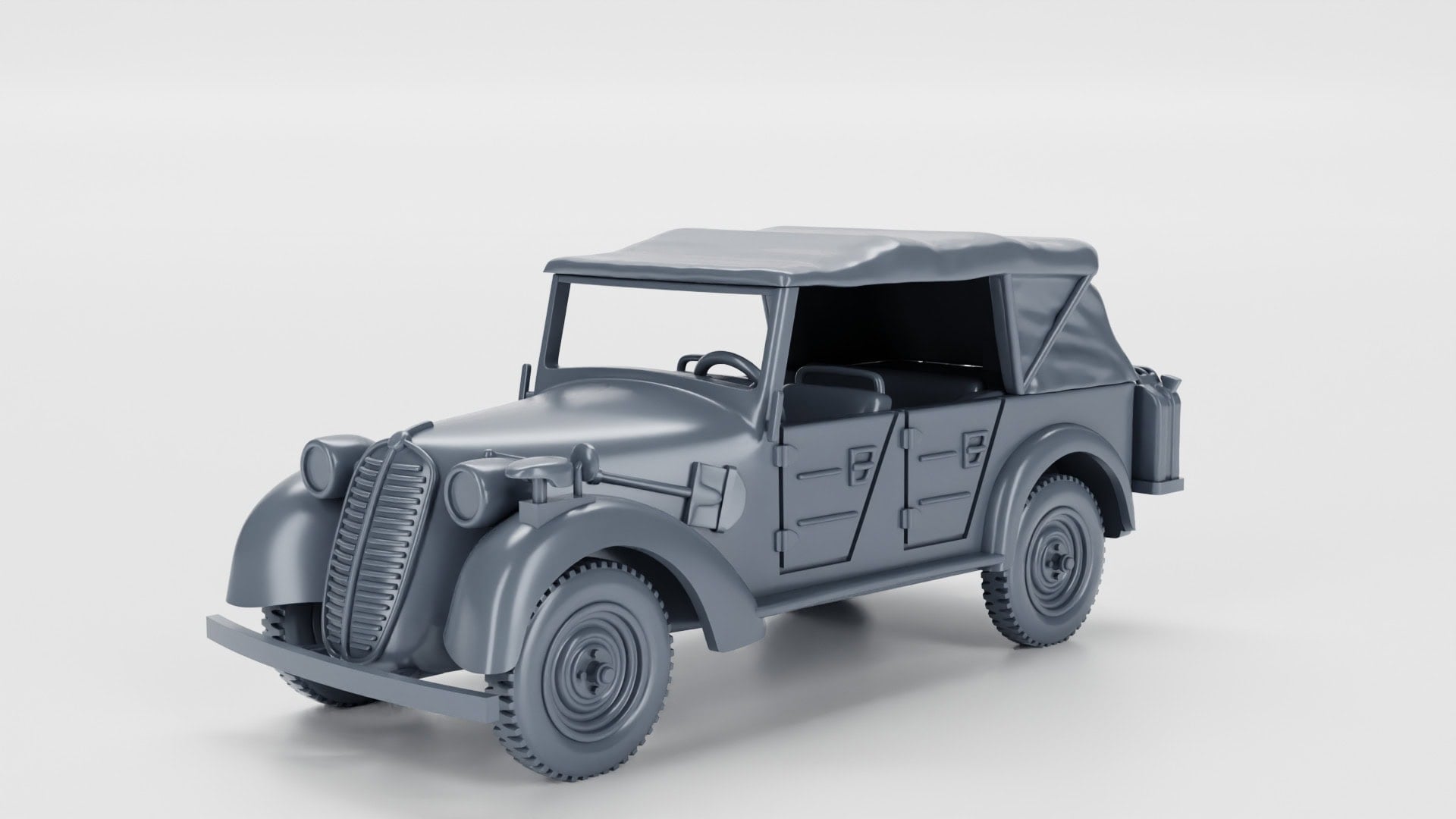 Tatra 57k “Hadimska” - opened and closed (Czech, WW2) by Wargame3D ...
