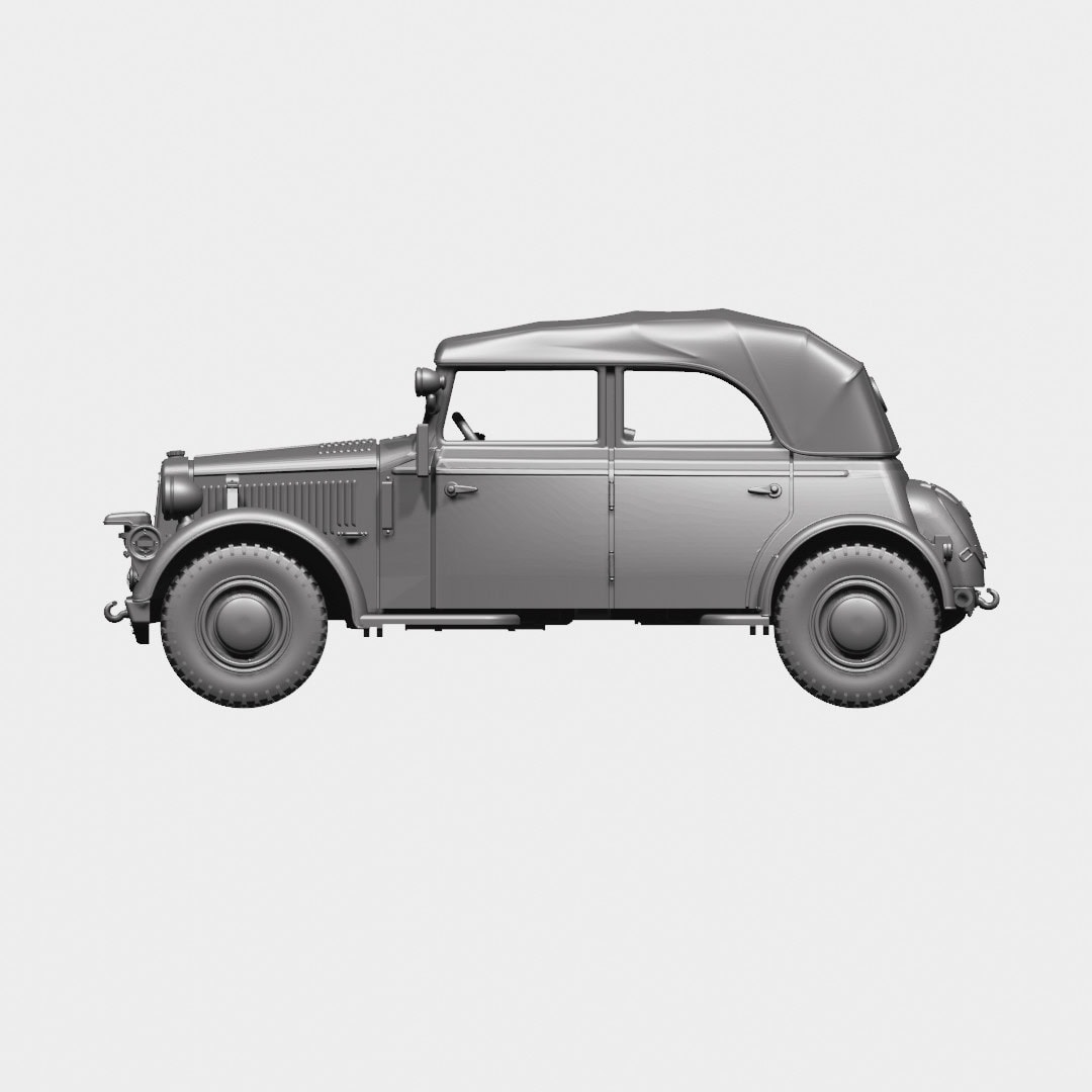 Horch 901/40 (Kfz.21) (Rommel car) (Germany, WW2) by Wargame3D ...