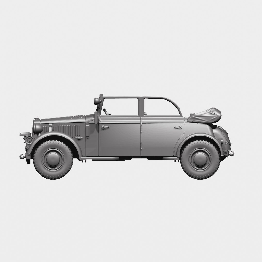 Horch 901/40 (Kfz.21) (Rommel car) (Germany, WW2) by Wargame3D ...