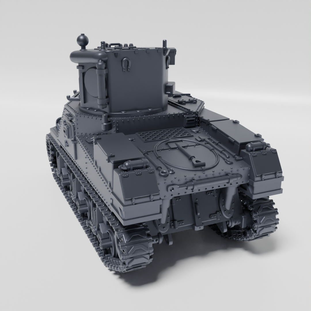 M3 Lee CDL (Gizmo, Canal Defence Lights) (UK, Ad-hoc, WW2) by Wargame3D ...