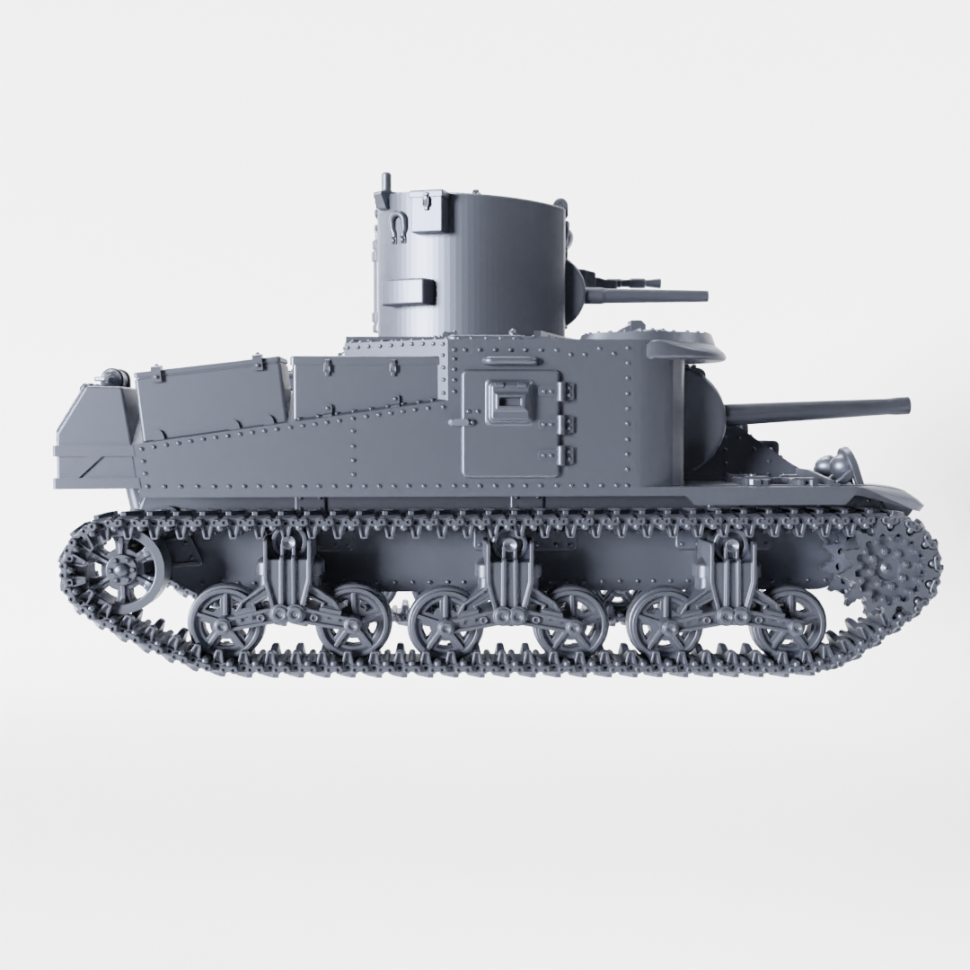 M3 Lee CDL (Gizmo, Canal Defence Lights) (UK, Ad-hoc, WW2) by Wargame3D ...