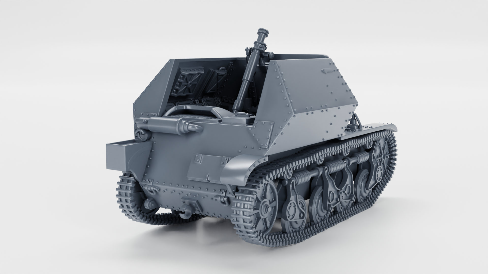 8cm Schwerer Granatwerfer 34 auf Panzersphwagen AMR 35(f) (Ad-Hoc ...