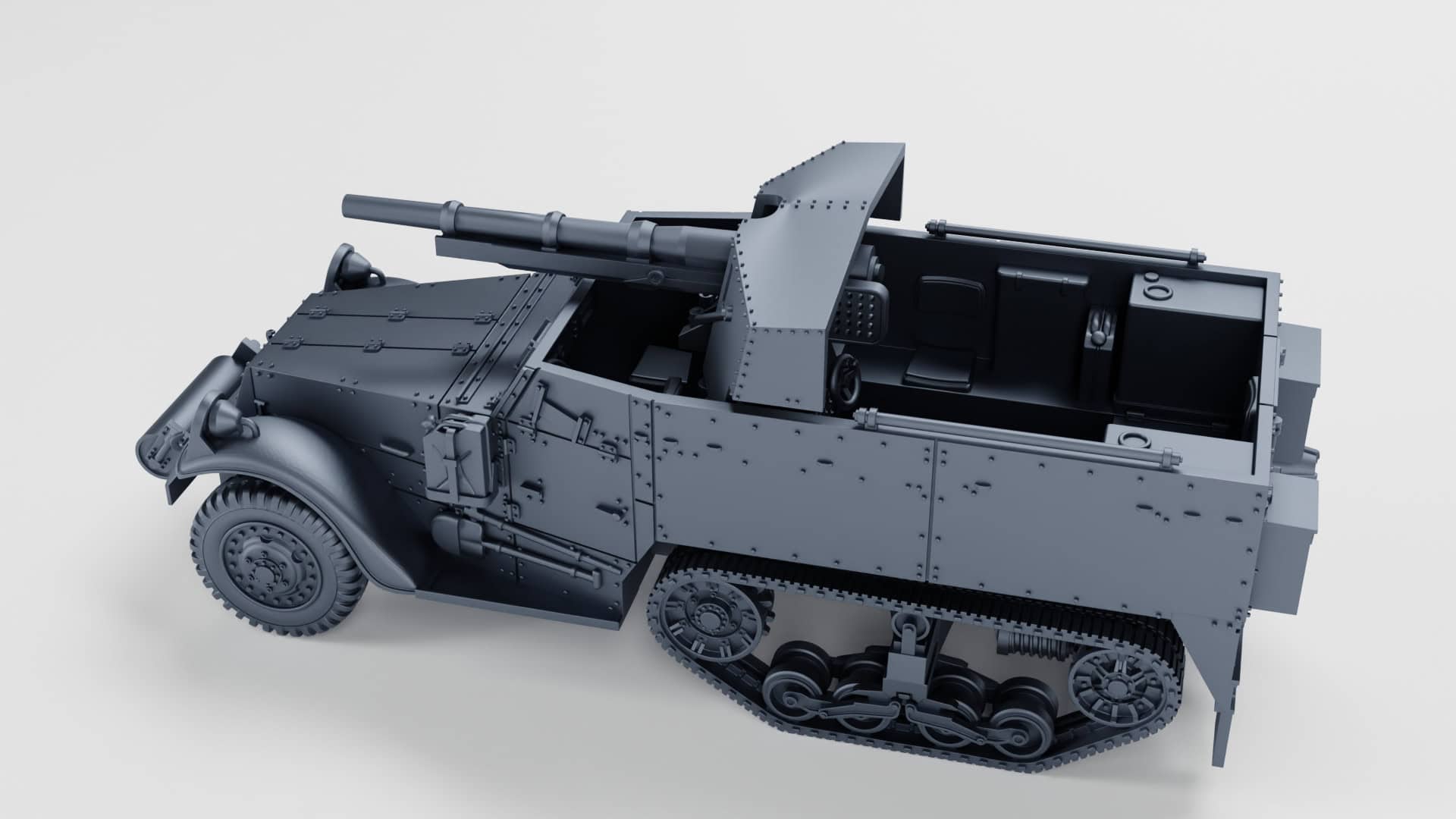 Half-track M3 75 mm GMC (US, WW2) by Wargame3D - Wargaming3D