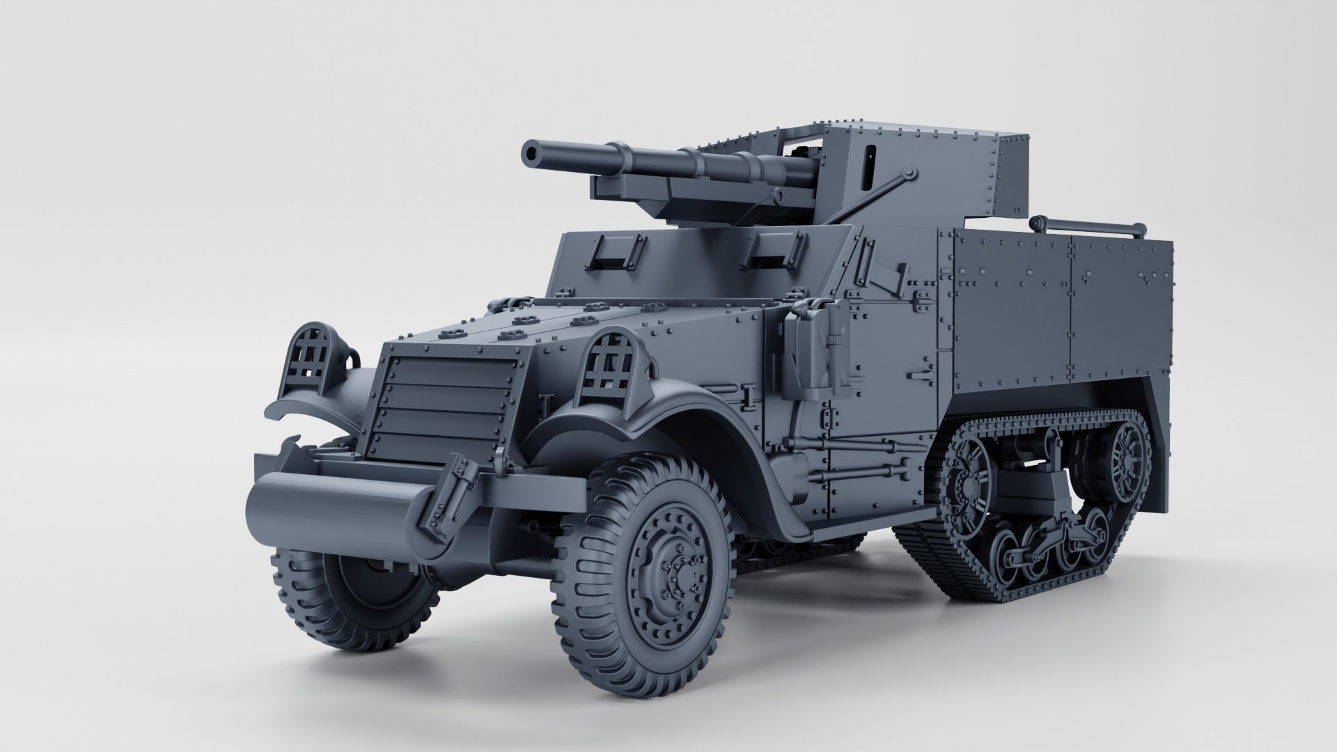Half-track M3 75 mm GMC (US, WW2) by Wargame3D - Wargaming3D