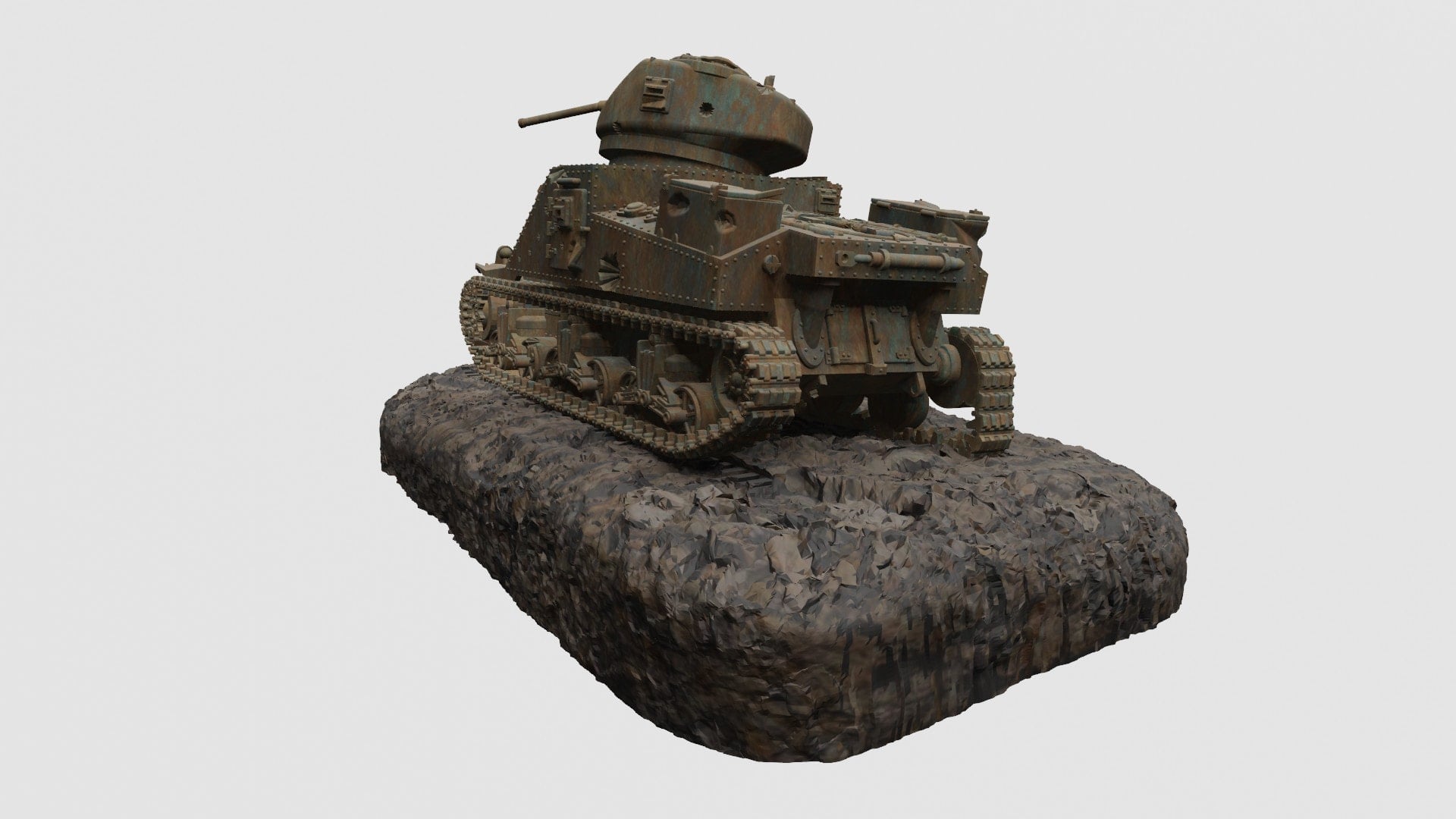 Destroyed M3 Lee Medium Tank (US, WW2) by Wargame3D - Wargaming3D
