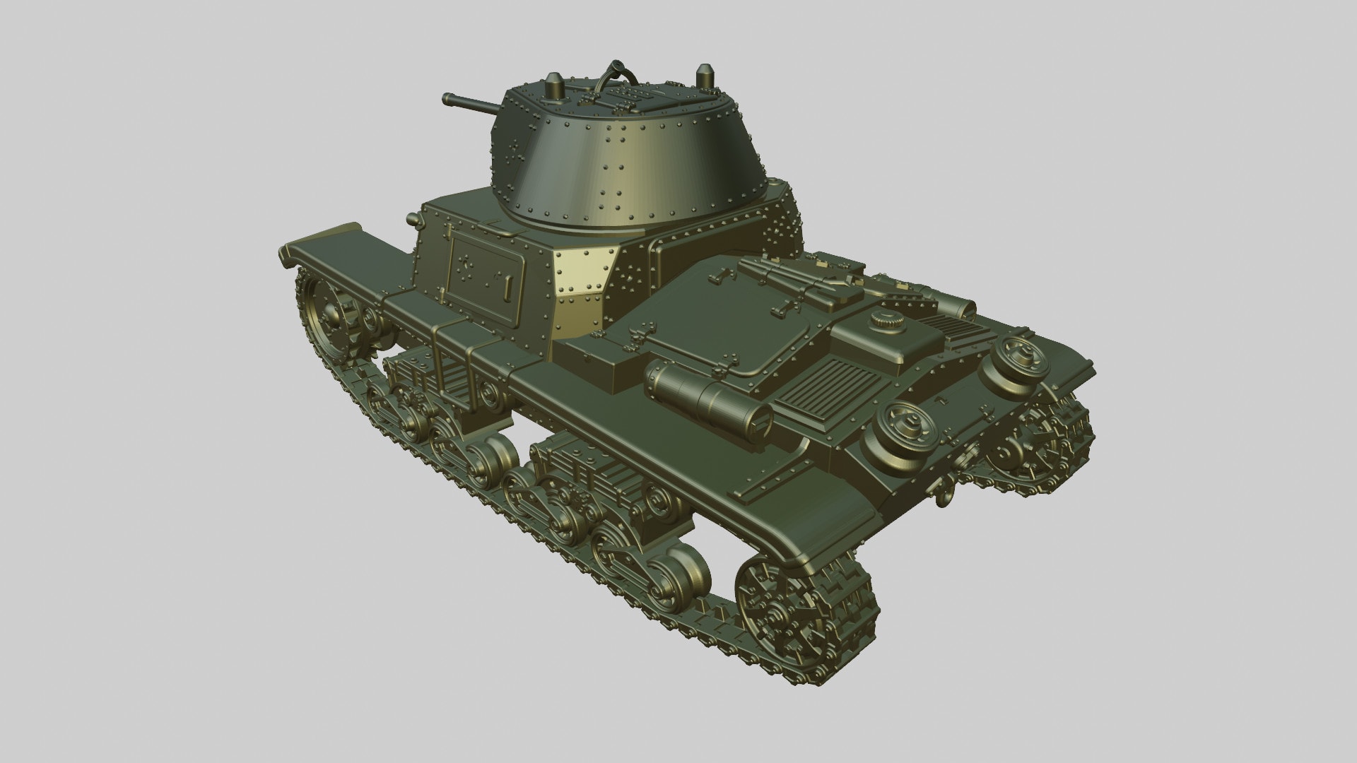 Carro Armato M15/42 (Italy, medium tank, WW2) by Wargame3D - Wargaming3D