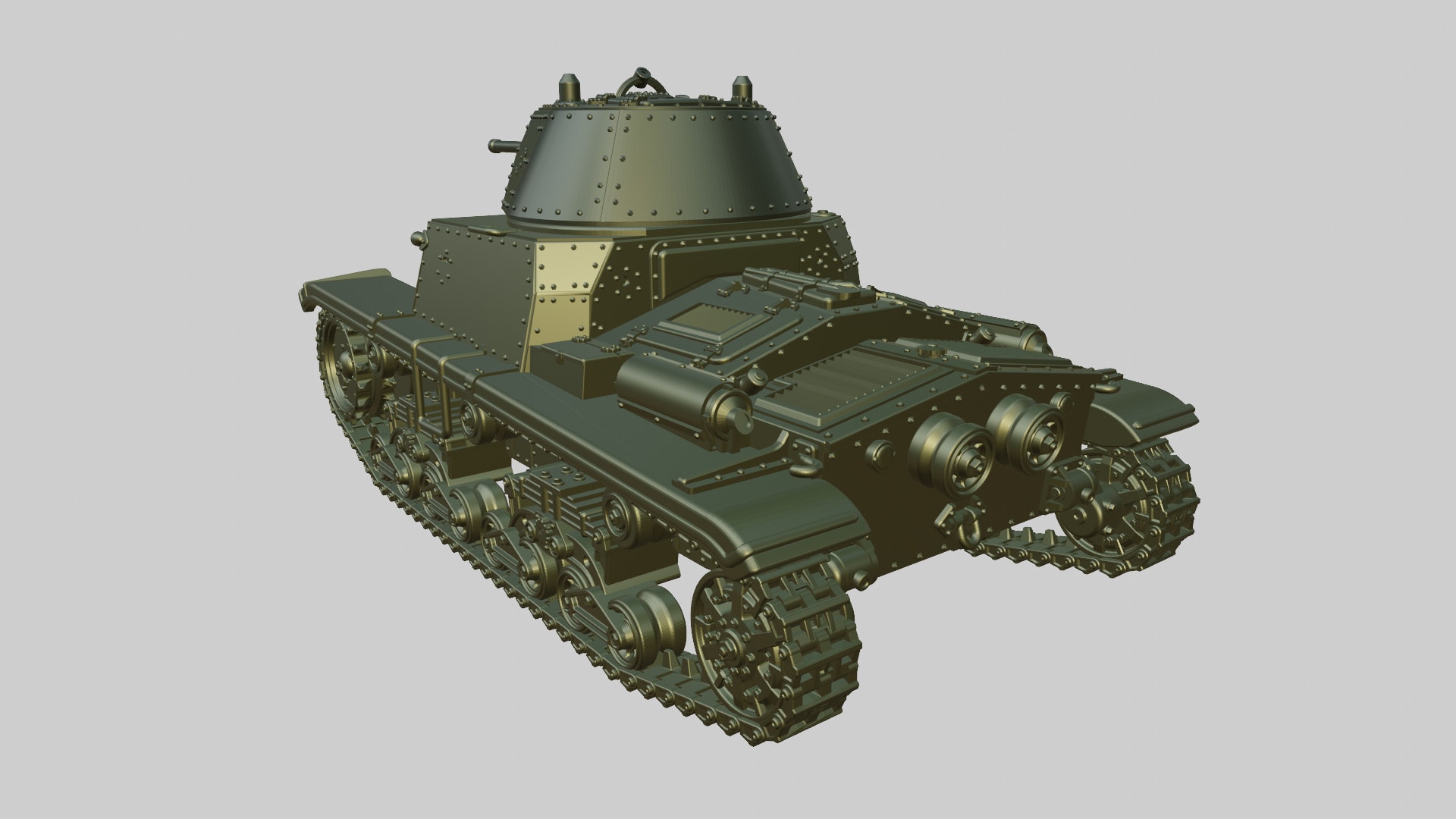 Carro Armato M15/42 (Italy, medium tank, WW2) by Wargame3D - Wargaming3D