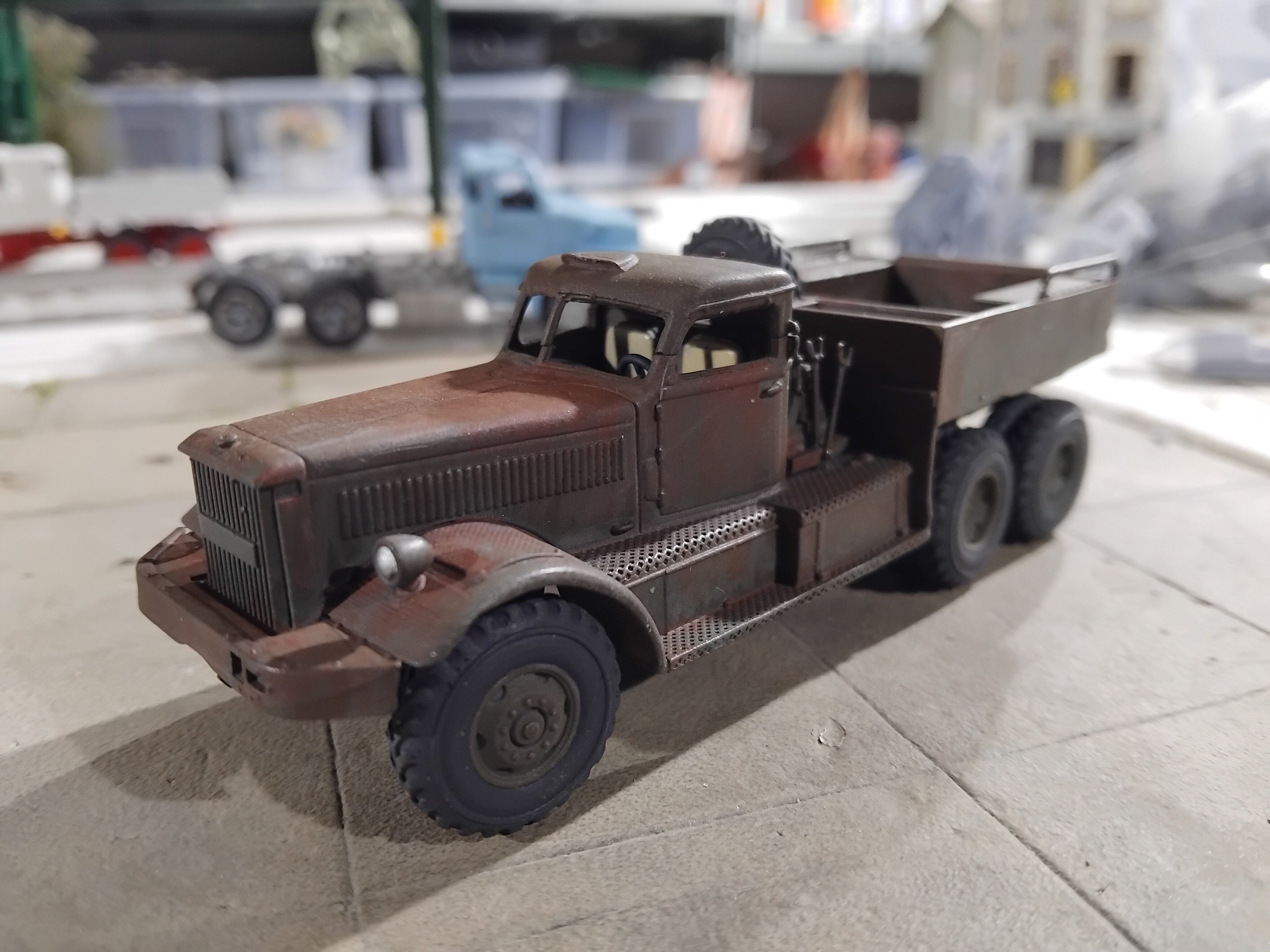 Diamond T980 truck (M20, 12-ton, 6x4) + 12-wheel M9 Rogers trailer (US, WW2) by Wargame3D ...