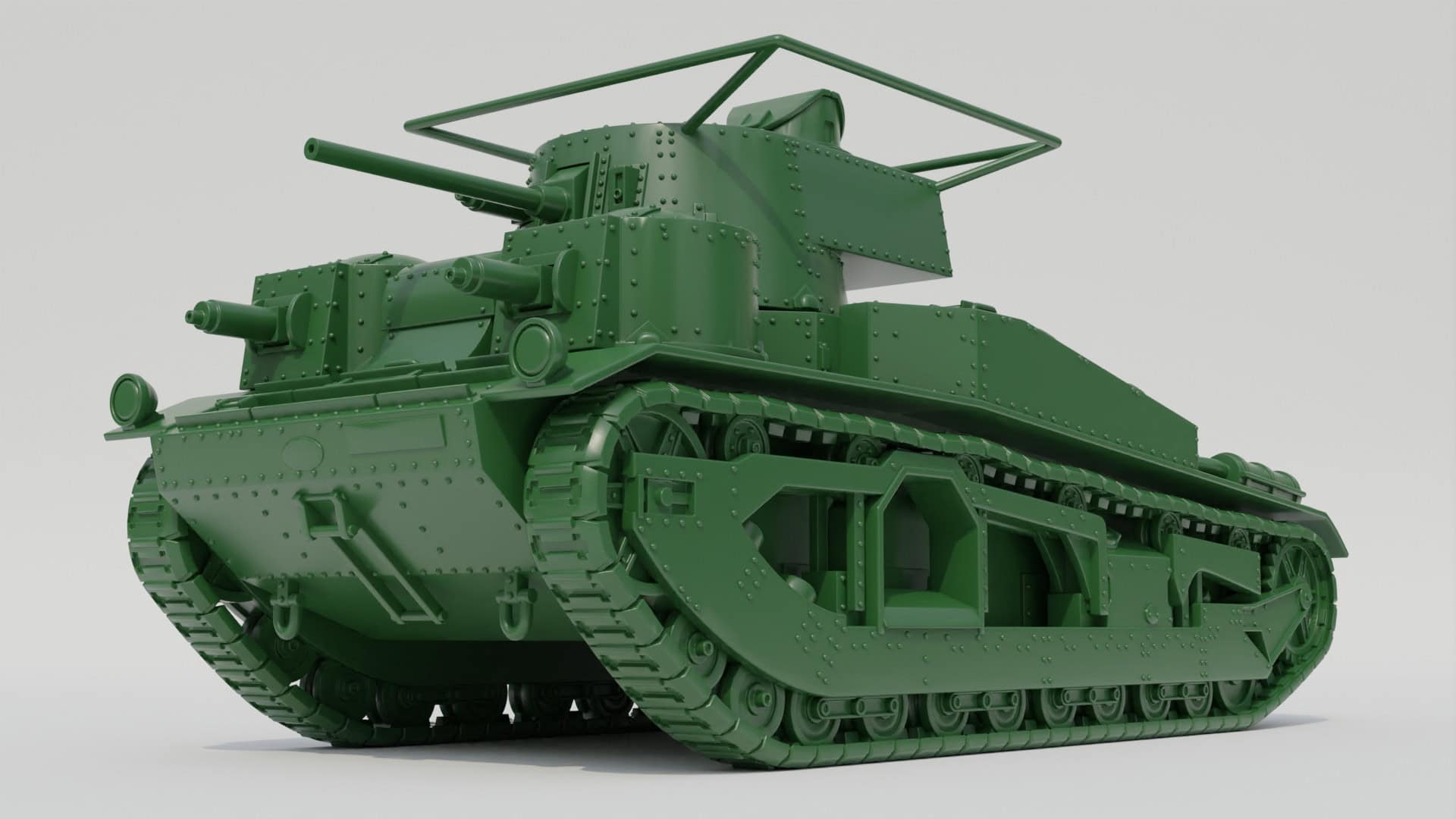 Vickers Medium Tank Mk.III (UK, 1933, Interwar) by Wargame3D - Wargaming3D