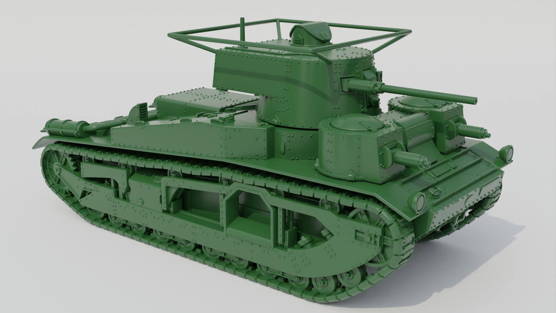 Vickers Medium Tank Mk.III (UK, 1933, Interwar) by Wargame3D - Wargaming3D
