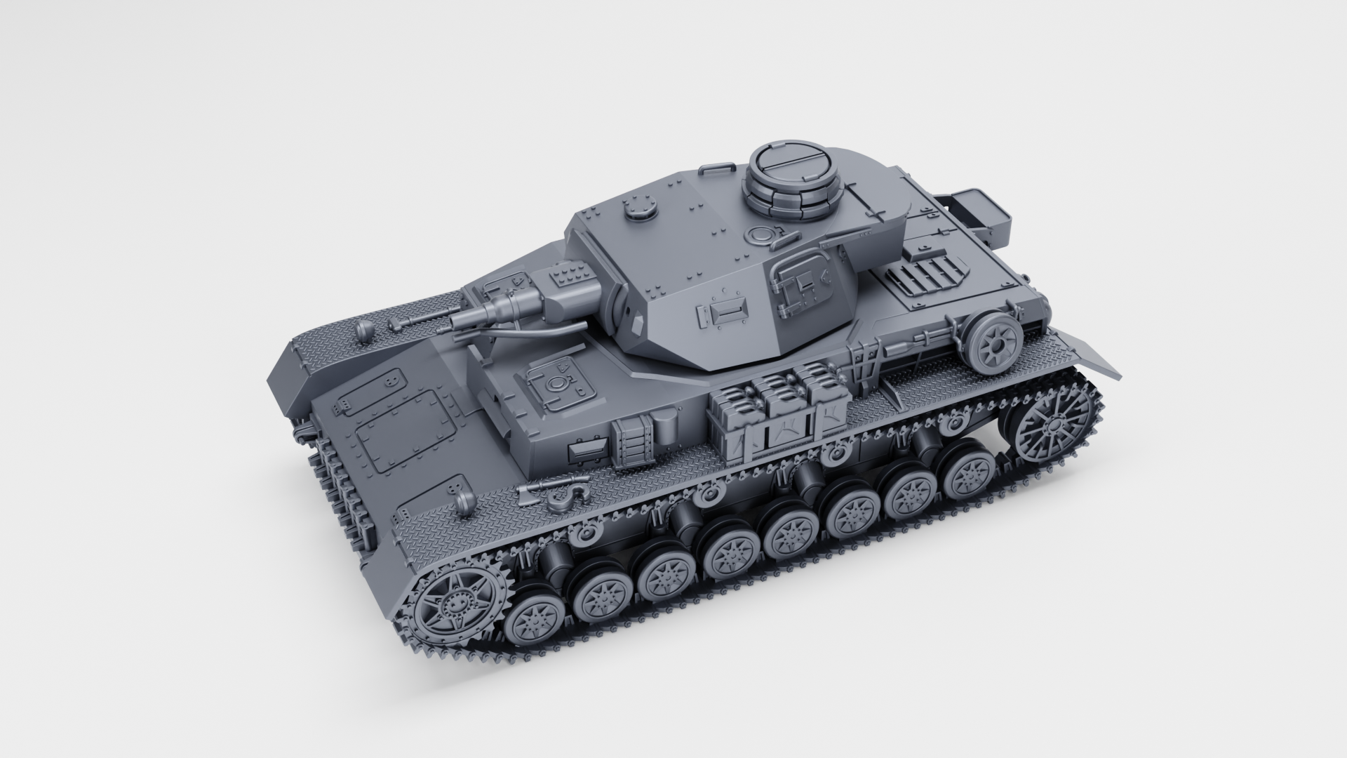 Panzer IV Ausf.E + 3 Tankmen (standard + winter edition) (Germany, WW2 ...