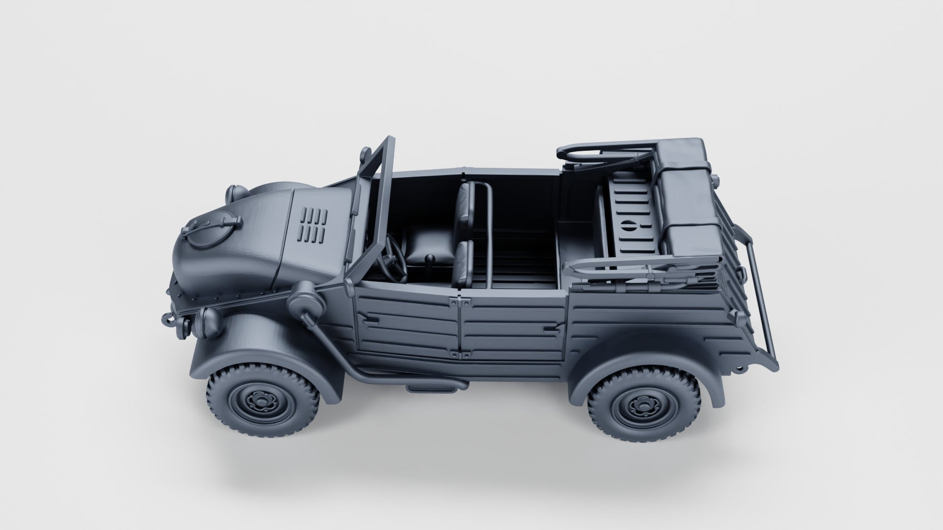 VW Kubelwagen Typ 239 Holzgas (Gas-generator) (Germany, WW2) by ...