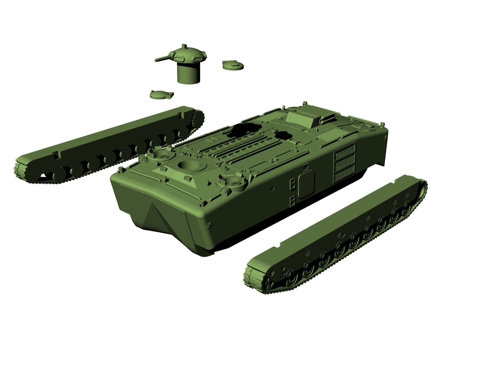 LVTP-5 - Amphibious APC (US, Post-war, 1956) by Wargame3D - Wargaming3D