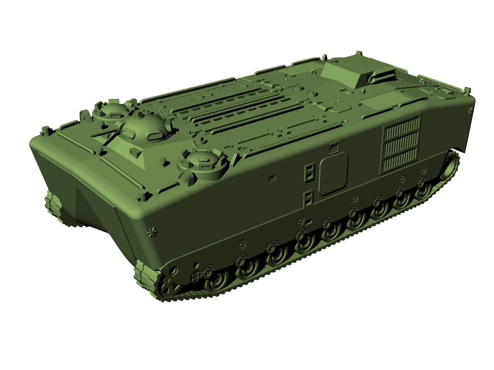 LVTP-5 - Amphibious APC (US, Post-war, 1956) by Wargame3D - Wargaming3D