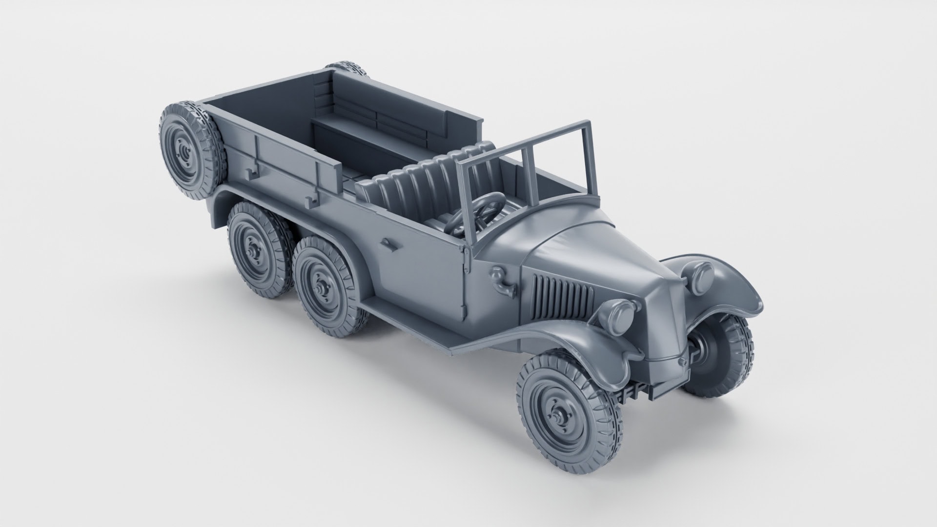 Tatra Koprivnice T-72 (6-wheeled) (Czech, WW2) by Wargame3D - Wargaming3D