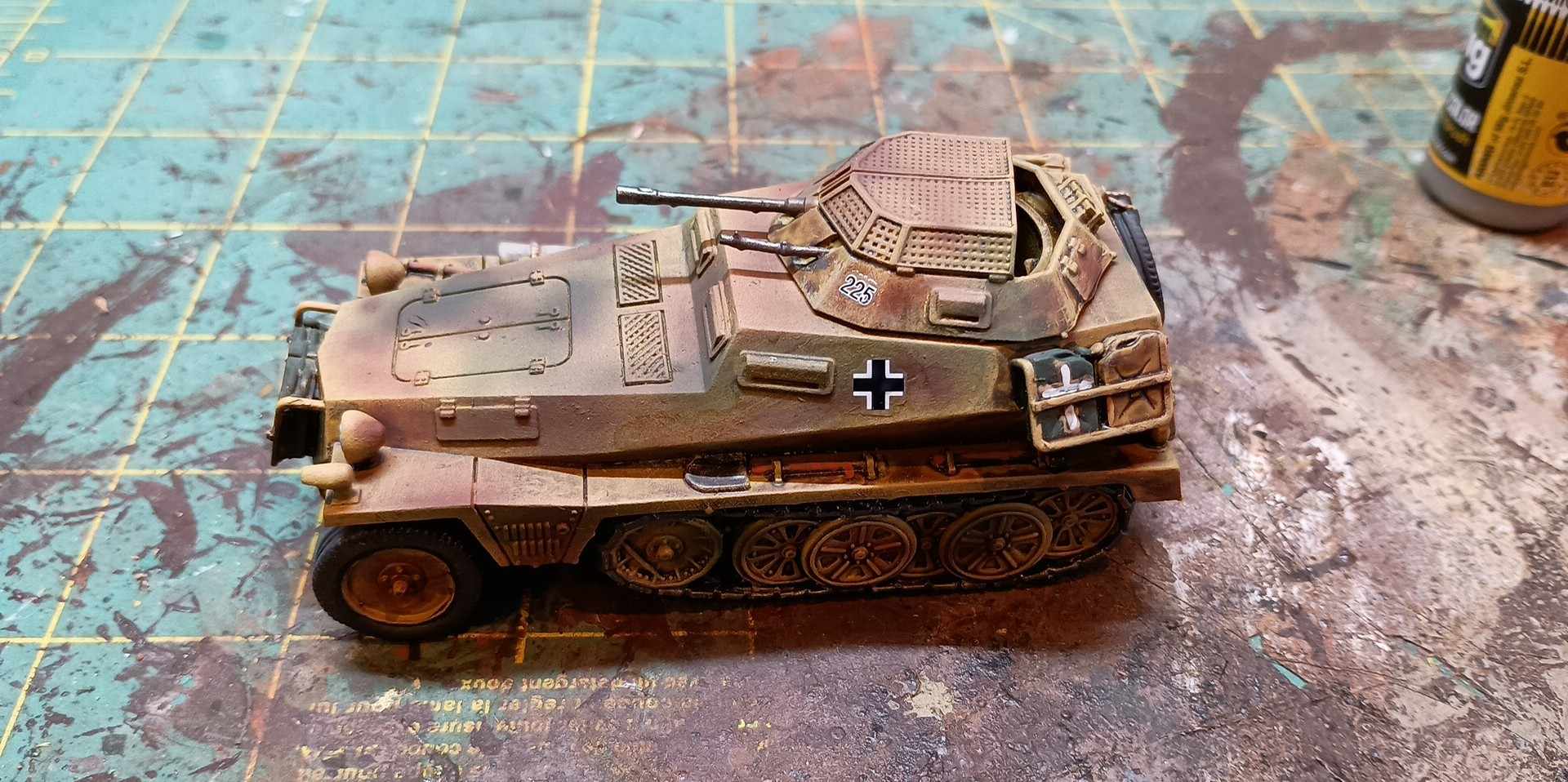 Half-track Sd.Kfz.250/9 Alte with 2cm Kwk autocannon (Germany, WW2) by ...