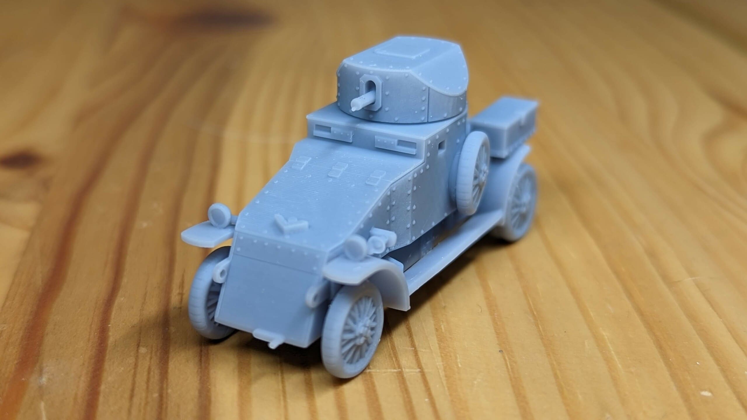 Lanchester 4x2 Armoured car (WW1, British Empire) by Wargame3D - Wargaming3D