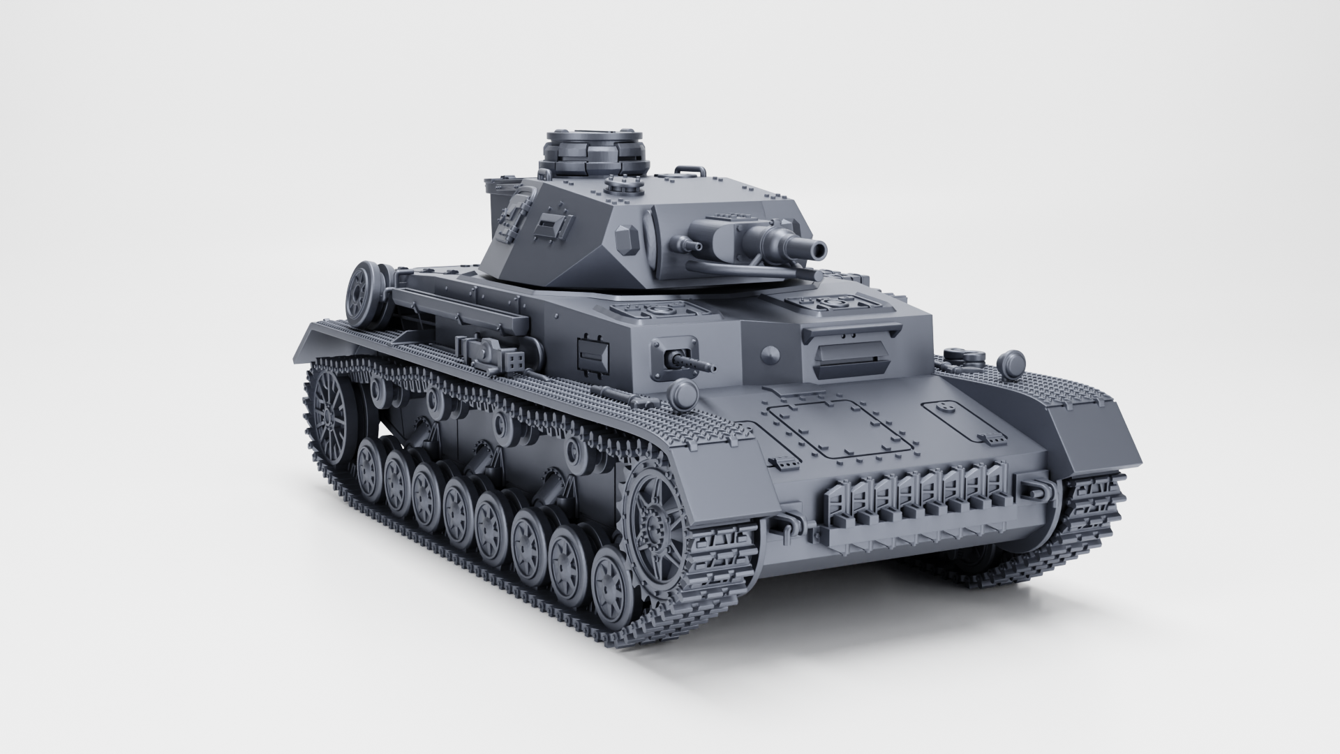 Panzer IV Ausf.D + 3 Tankmen (standard + winter edition) (Germany, WW2 ...