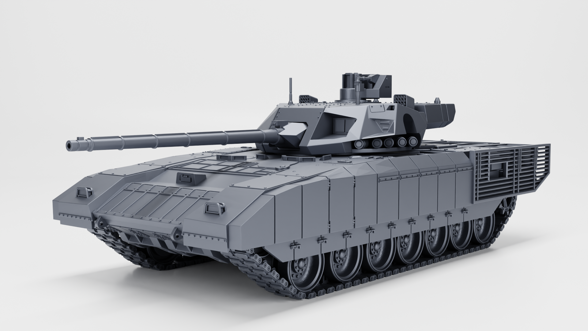 T14 Armata (russia, 2014) (scale 1:56 and 1:100) by Wargame3D - Wargaming3D