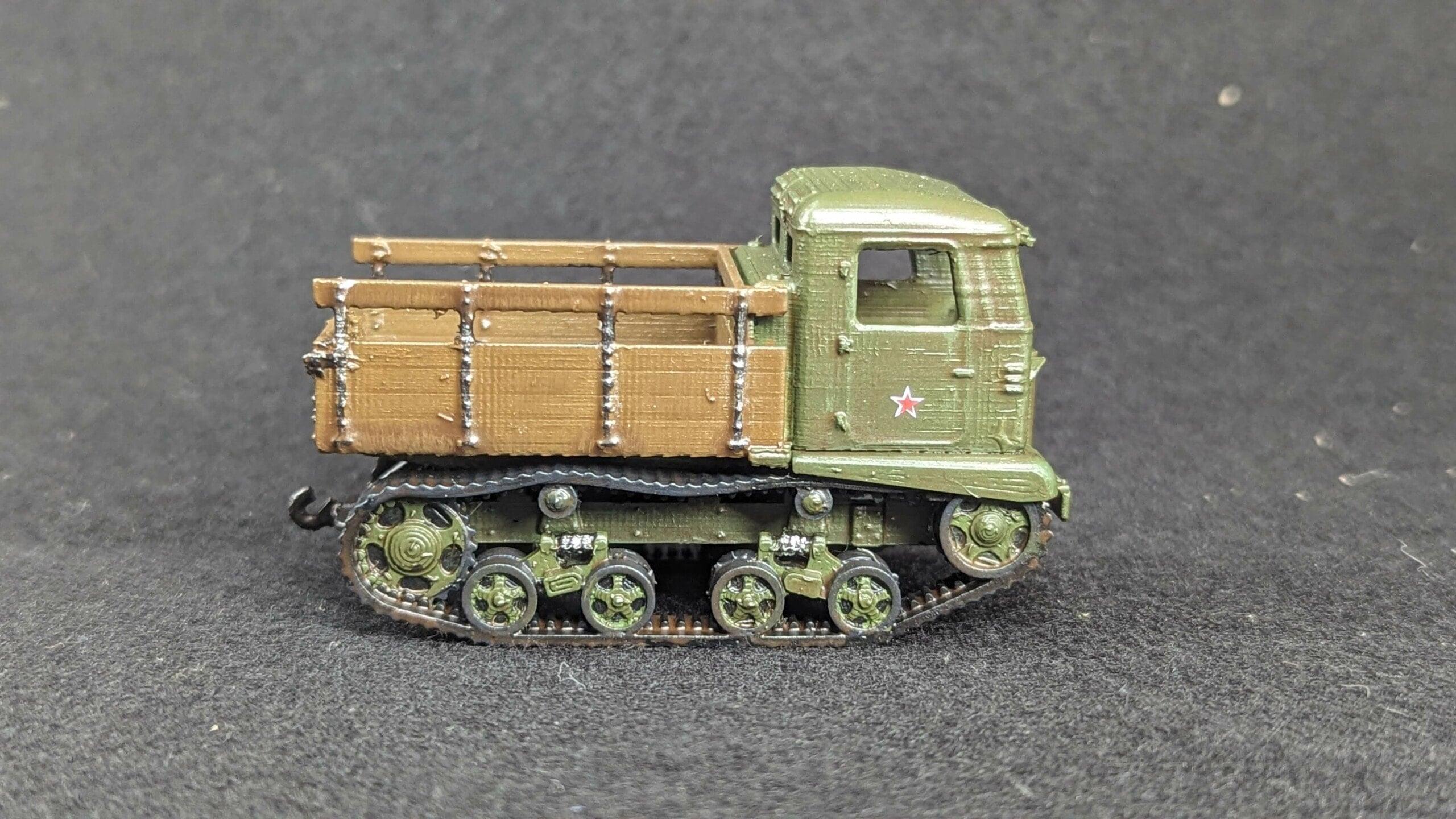 STZ-5 Artillery tractor + Howitzer 122mm M1910/30 (USSR, WW2) by ...