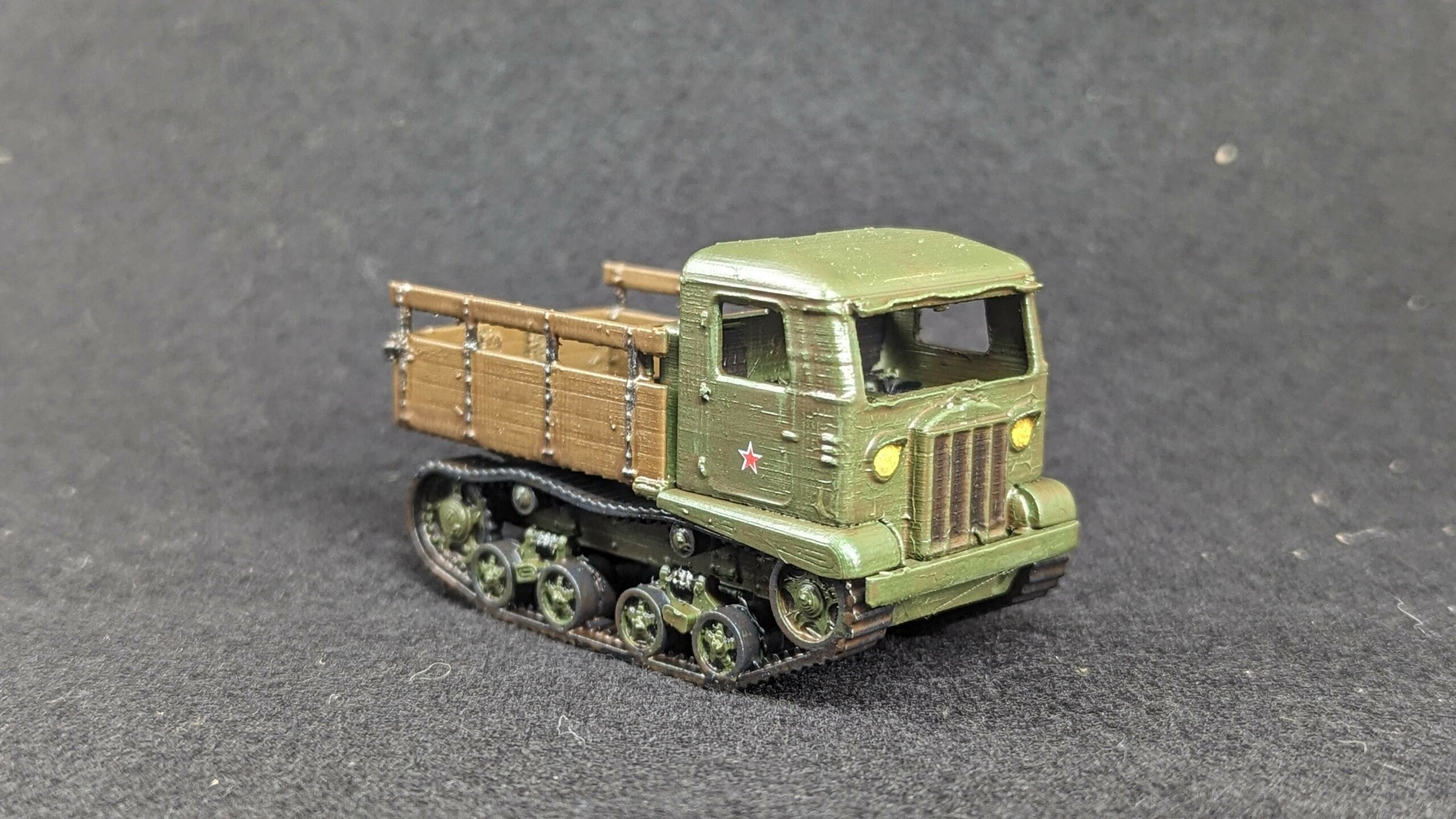 STZ-5 Artillery tractor + Howitzer 122mm M1910/30 (USSR, WW2) by ...