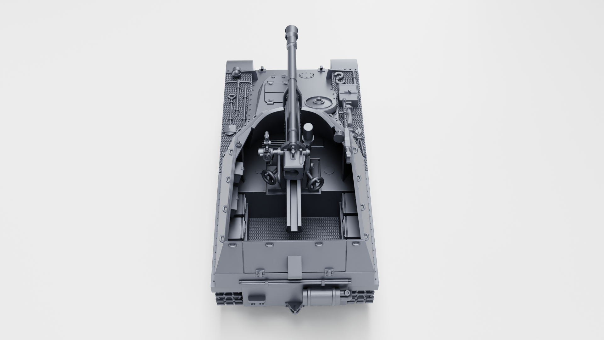 10.5 cm leFH 18-2 (Sf.) auf Fahrgestell Panzer II “Wespe” (Sd.Kfz.124 ...